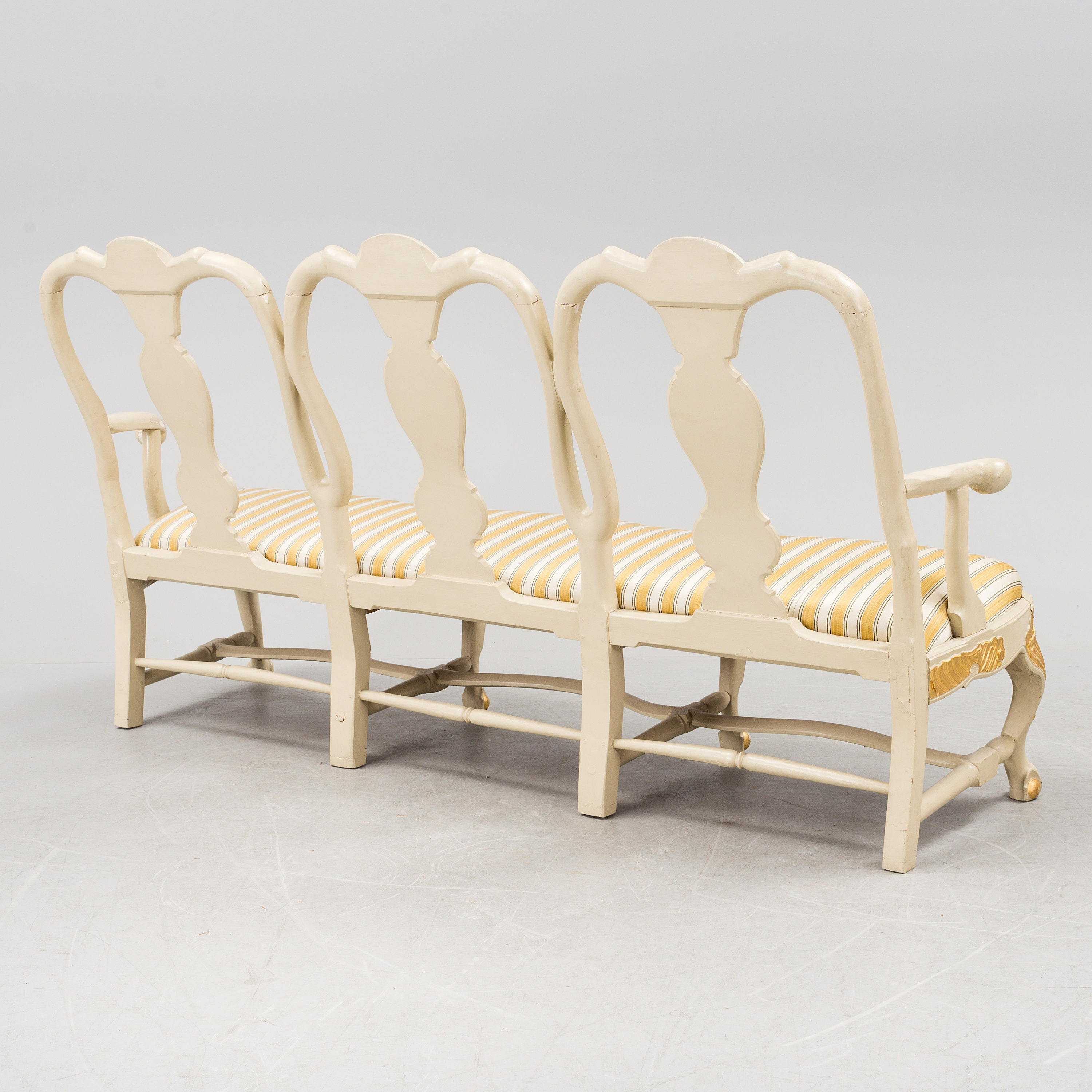 SOFFA, rokoko, provinsarbete, 1700-talets mitt. - Bukowskis