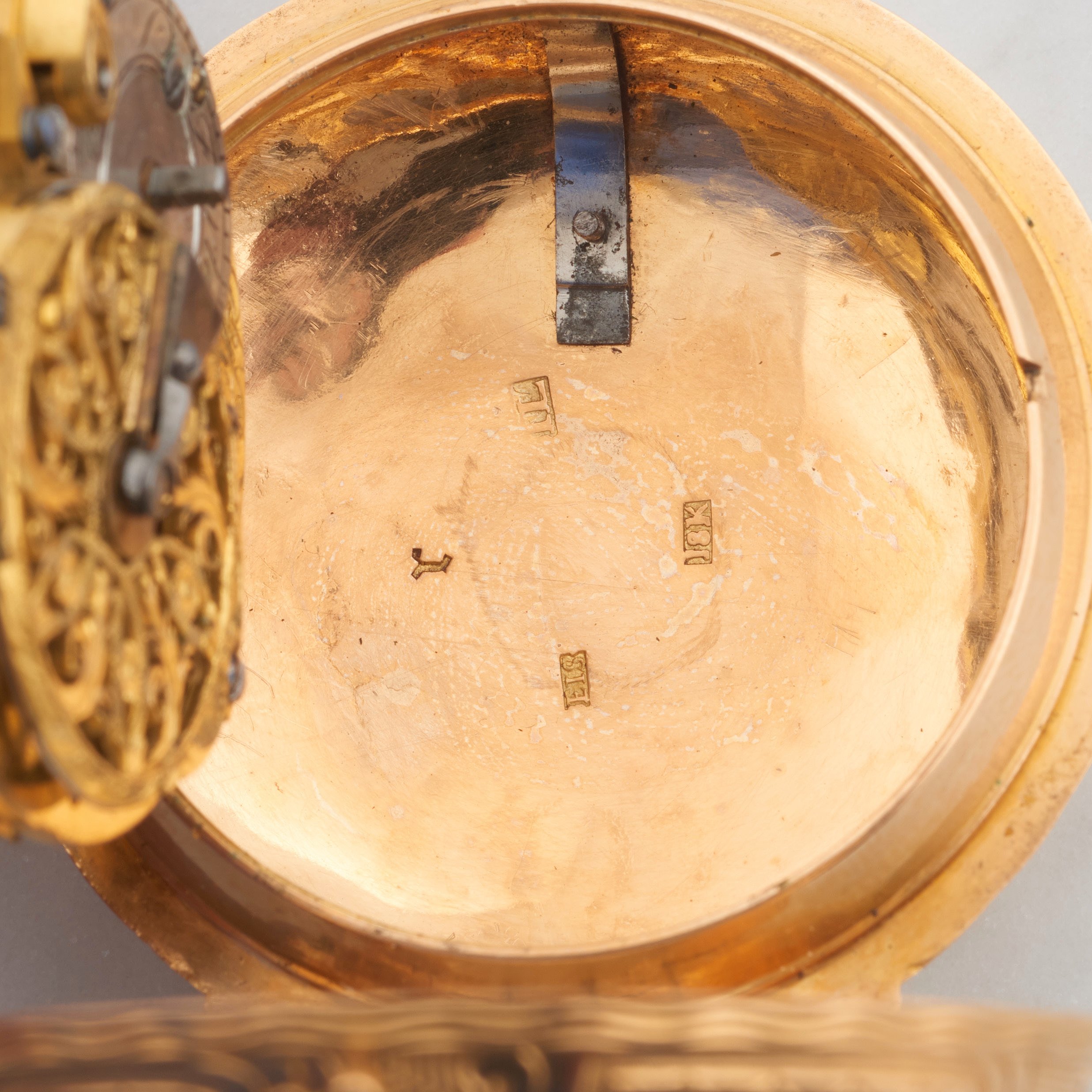 JOHAN LINDQUIST (17xx-1779), Stockholm, pocket watch, 47,5 mm, - Bukowskis