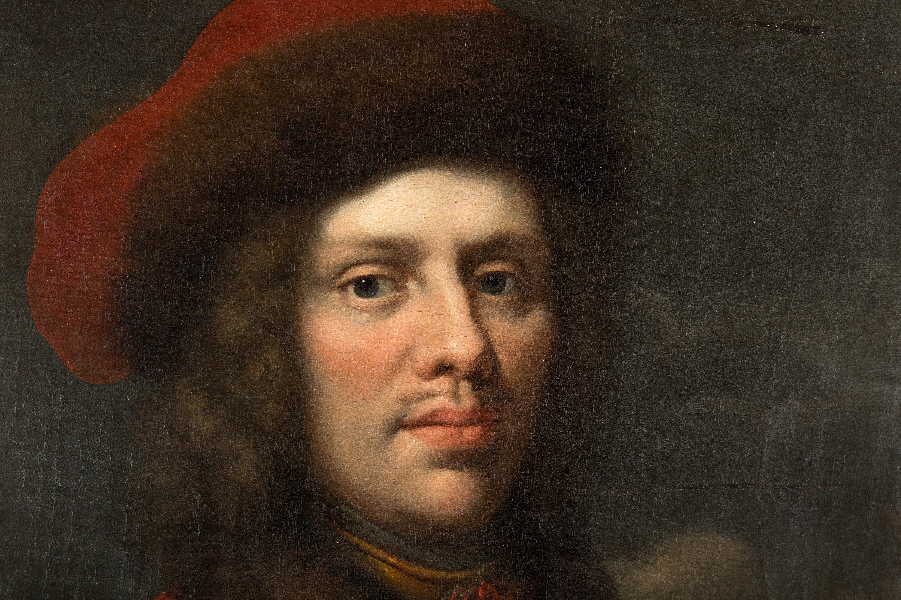 DAVID RICHTER D Ä, tillskriven. Porträtt, ovalt, duk 89 x 67 cm. Ej ...