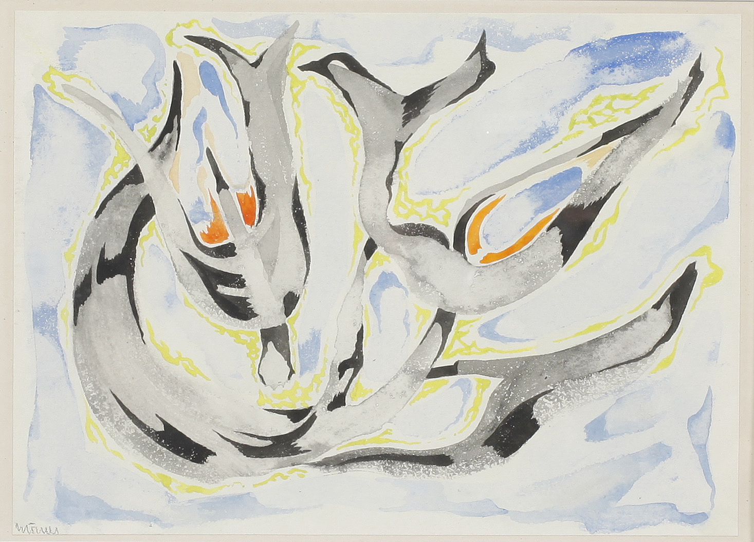 STELLAN MÖRNER, akvarell, signerad. - Bukowskis