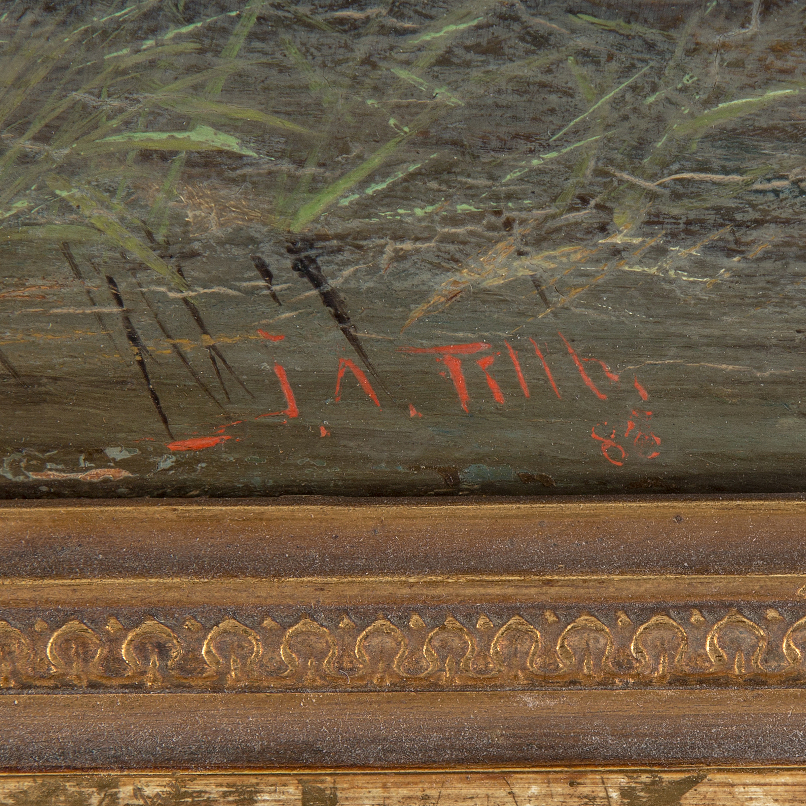 JOHAN AUGUST TILLBERG, pannå, signerad J A Tillberg. - Bukowskis