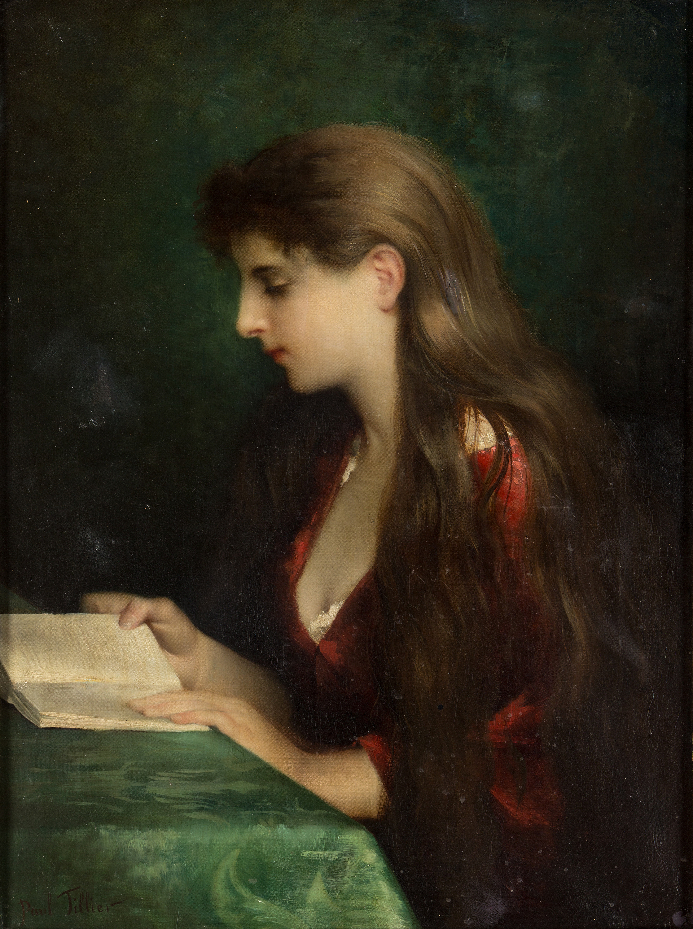 PAUL-PROSPER TILLIER, oil on canvas, signed. - Bukowskis