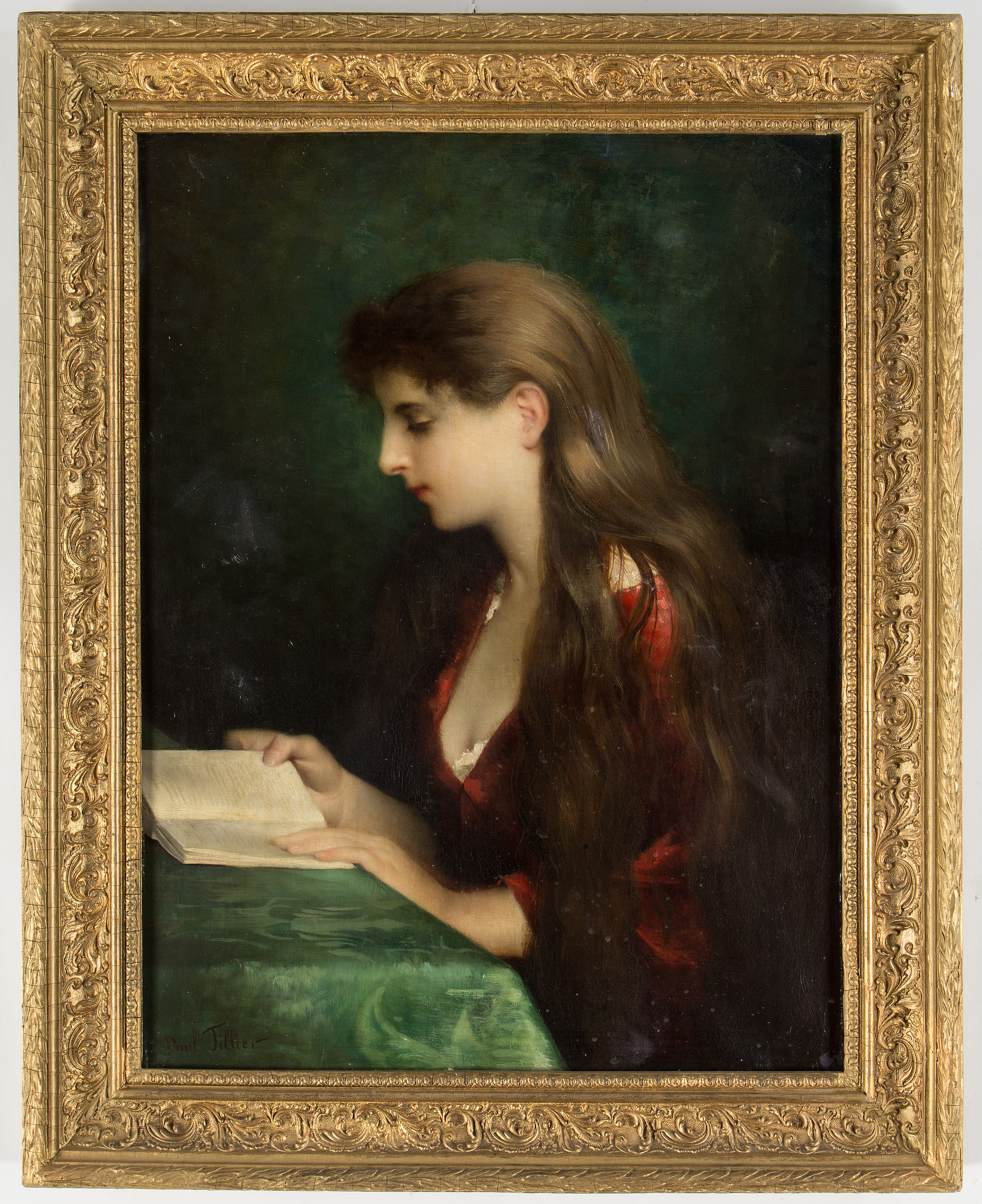 PAUL-PROSPER TILLIER, oil on canvas, signed. - Bukowskis