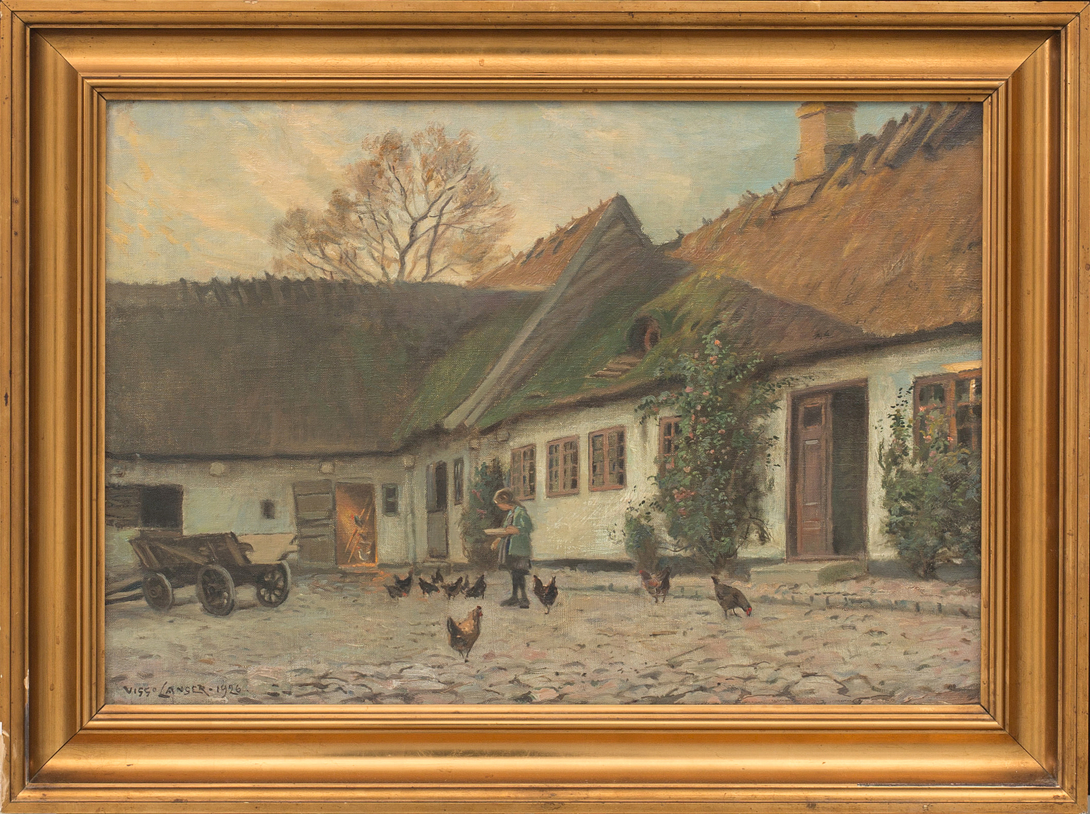 VIGGO LANGER, oil on canvas, signed and dated- 1926. - Bukowskis