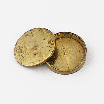 A BRONZE COMPASS, 17th/18th century. - Bukowskis