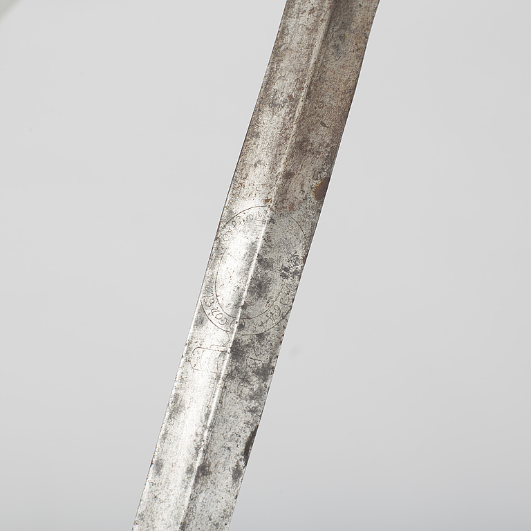 A 17th century sword. Dated 1644. - Bukowskis