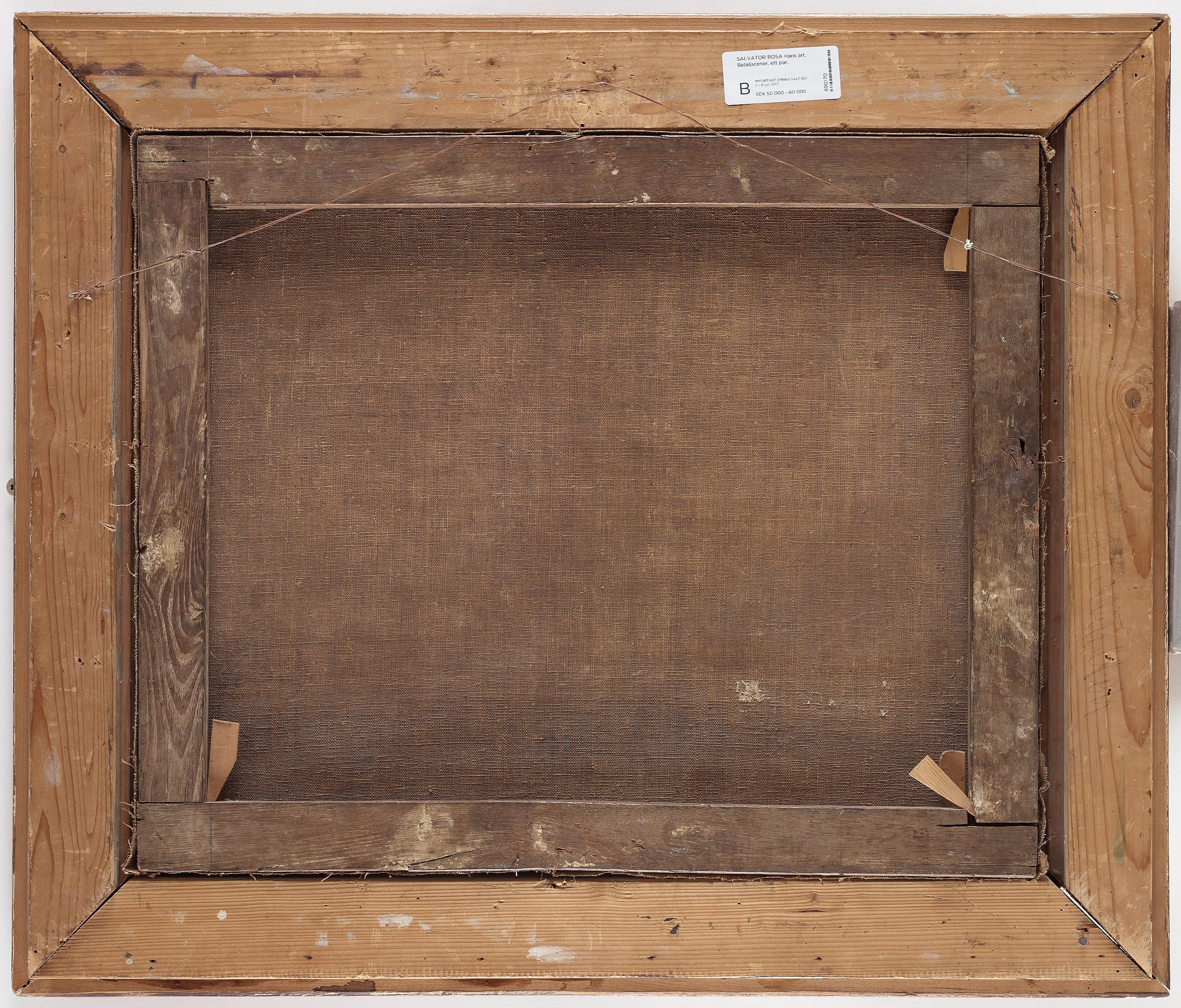 Salvator Rosa In the manner of the artist, Battle scenes. - Bukowskis