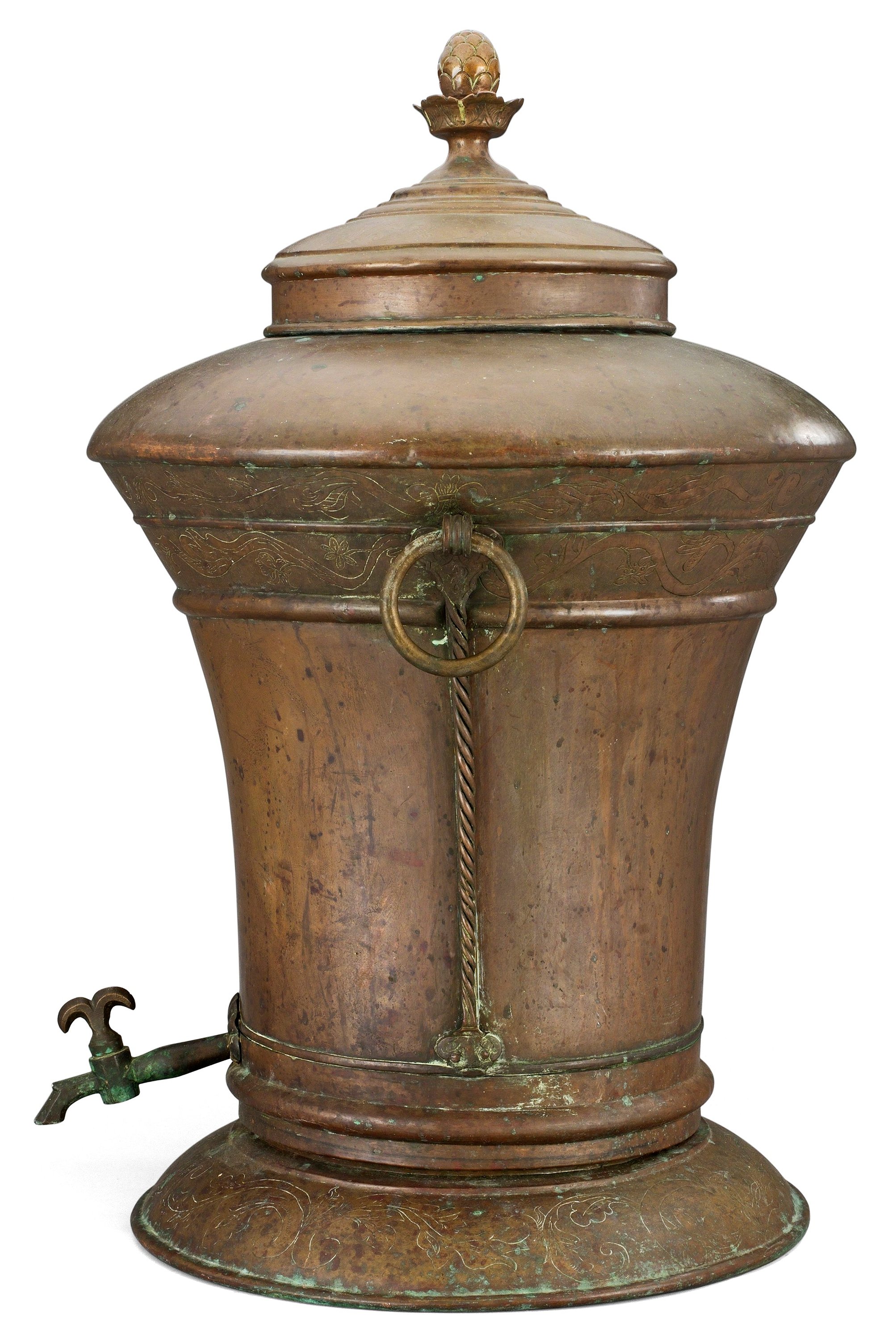 An 18th century copper cistern. - Bukowskis