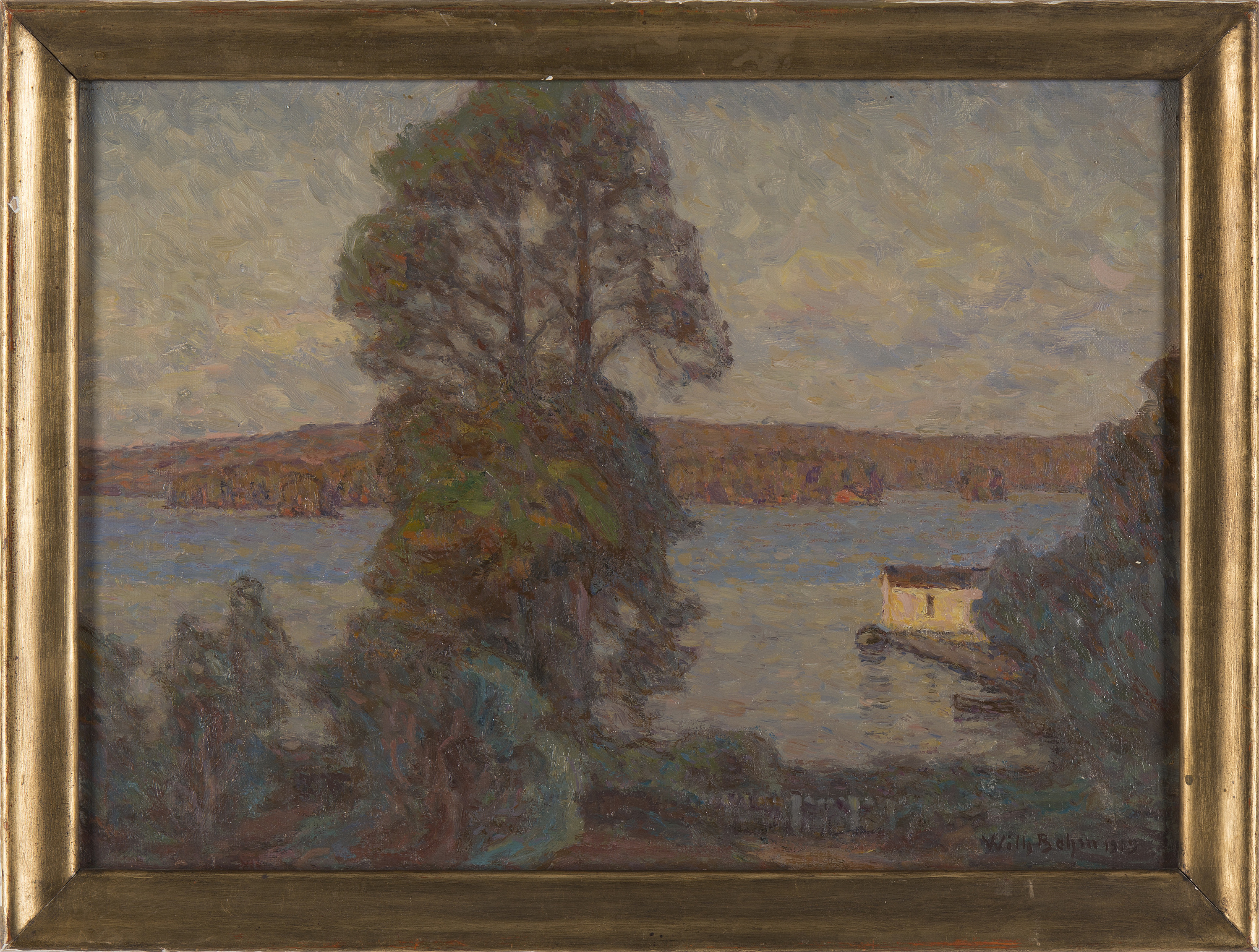 WILHELM BEHM, oil on canvas, signed and dated 1919. - Bukowskis