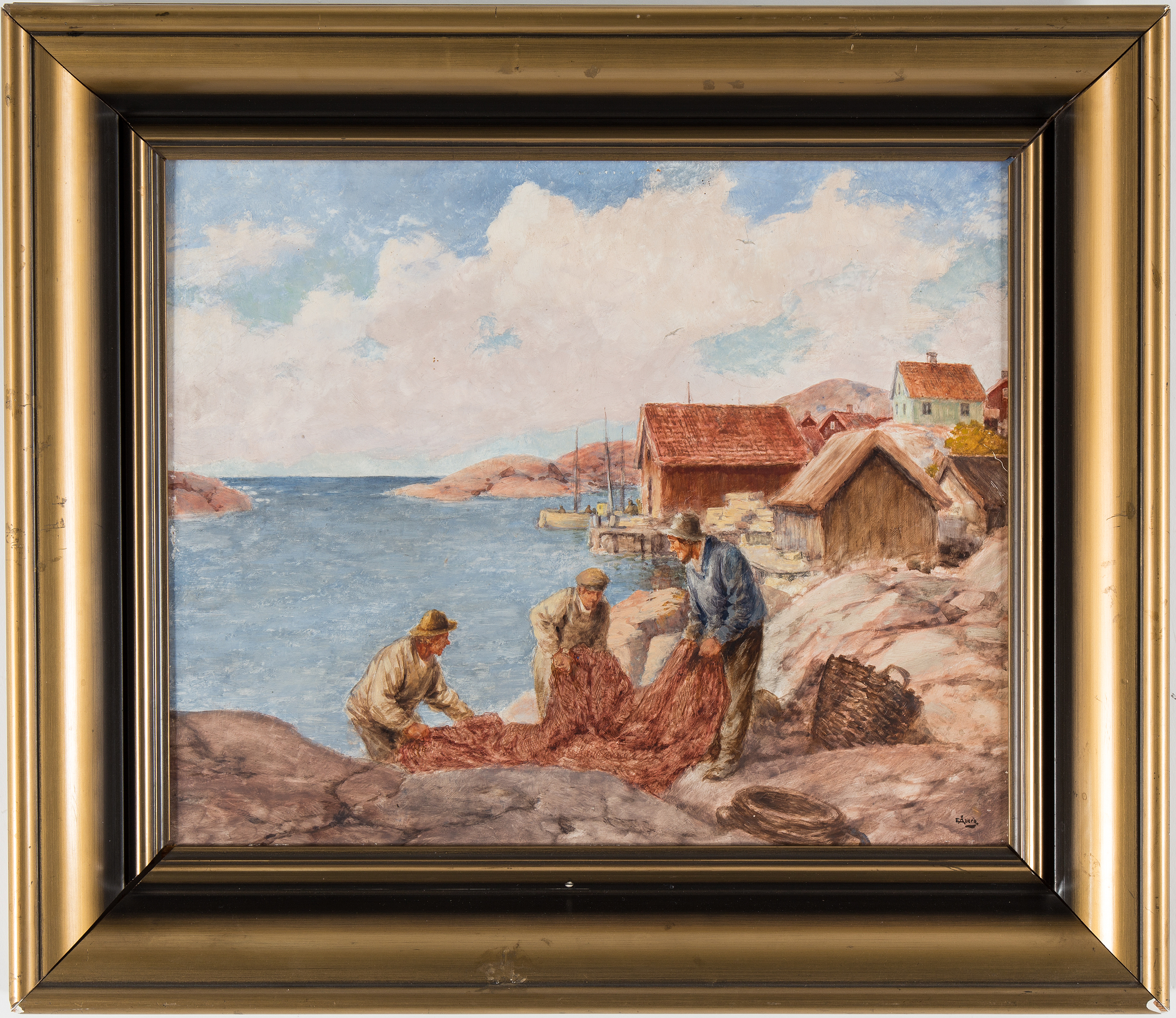 EMIL ÅBERG, oil on panel, signed E.Åberg. - Bukowskis