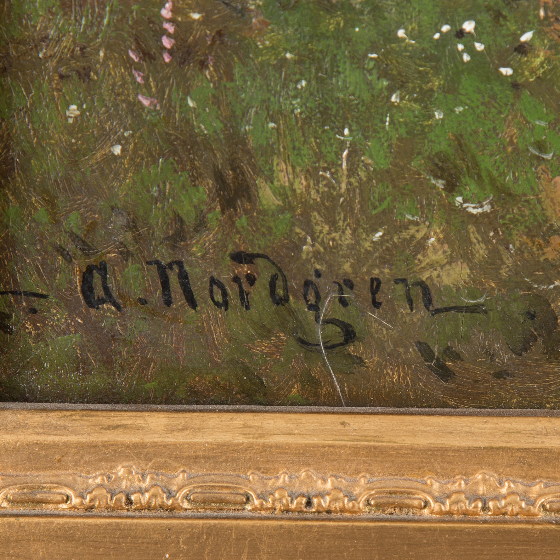 AXEL NORDGREN, oil on canvas, signed. - Bukowskis