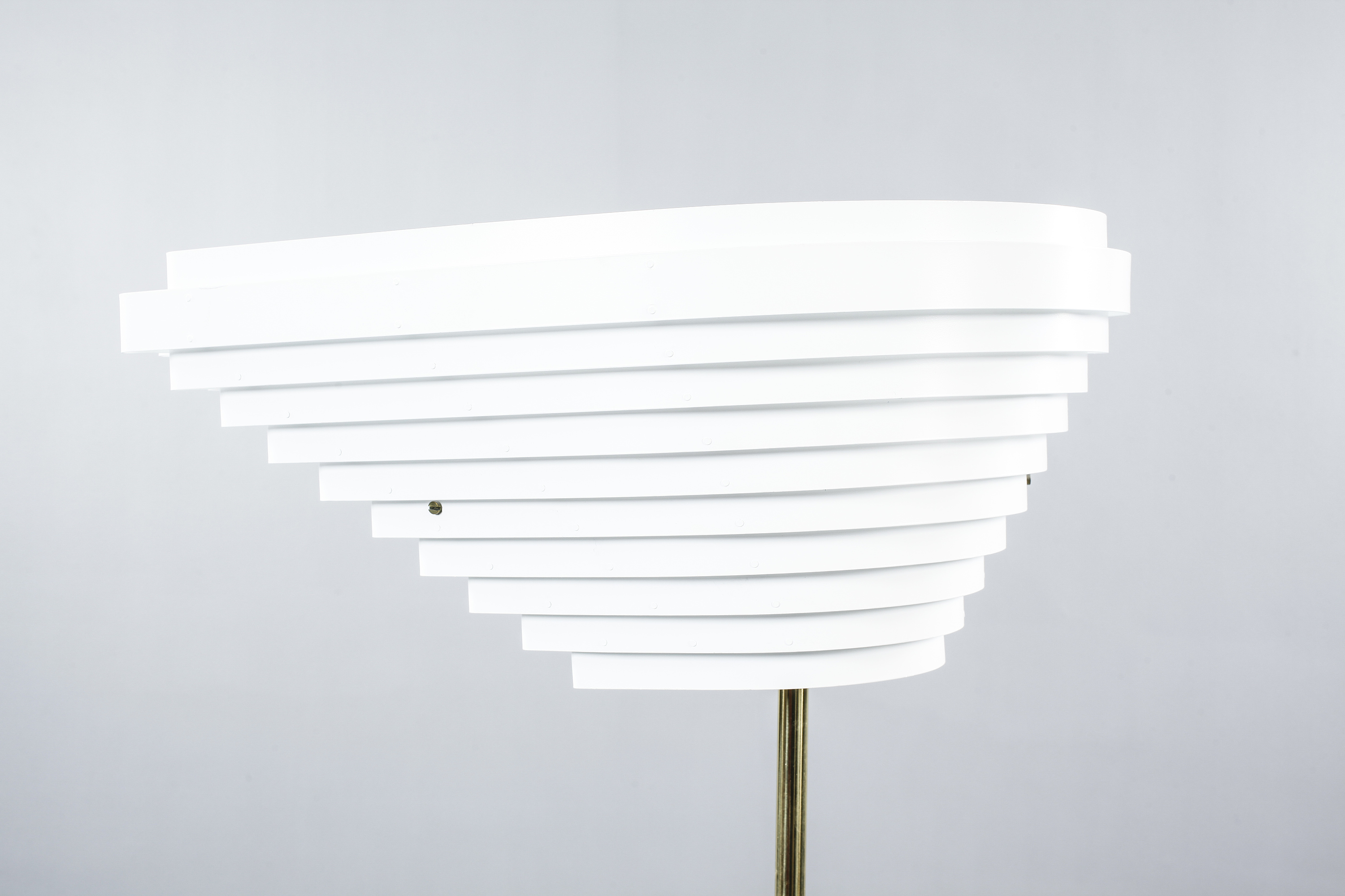 A floor lamp named "Angel wing", model A 805, designed by Alvar Aalto ...