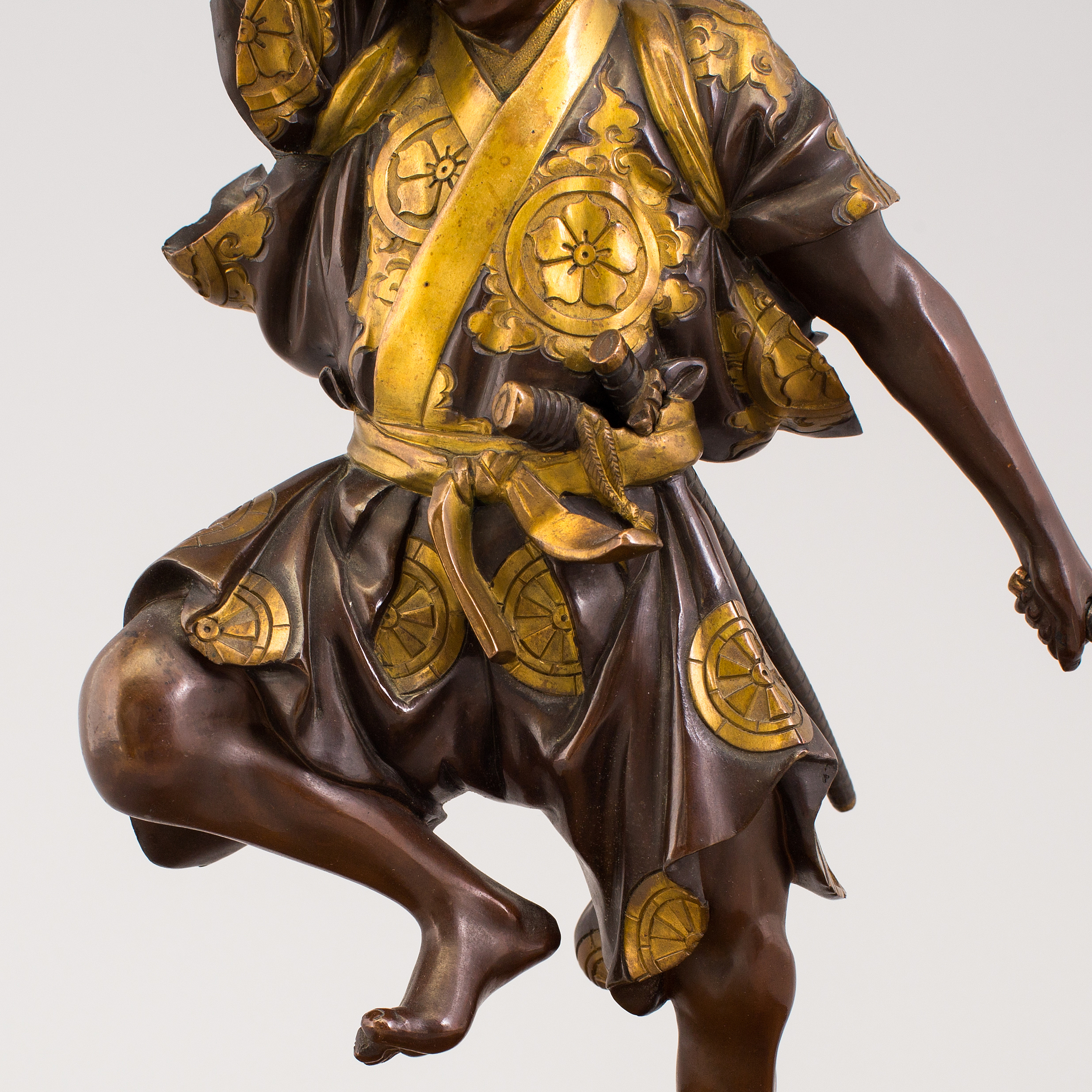 A Japanese bronze sculpture, Meiji period (1868-1912). - Bukowskis
