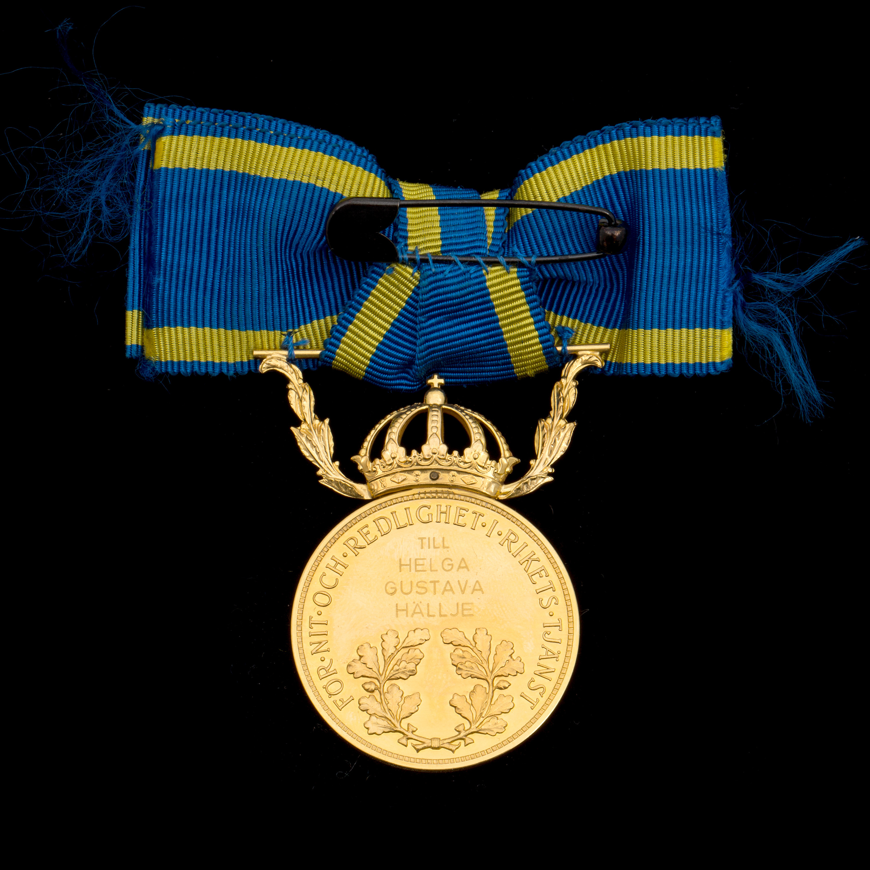 GULDMEDALJ, Gustaf VI Adolf, 1951. Vikt ca 16 gram. - Bukowskis