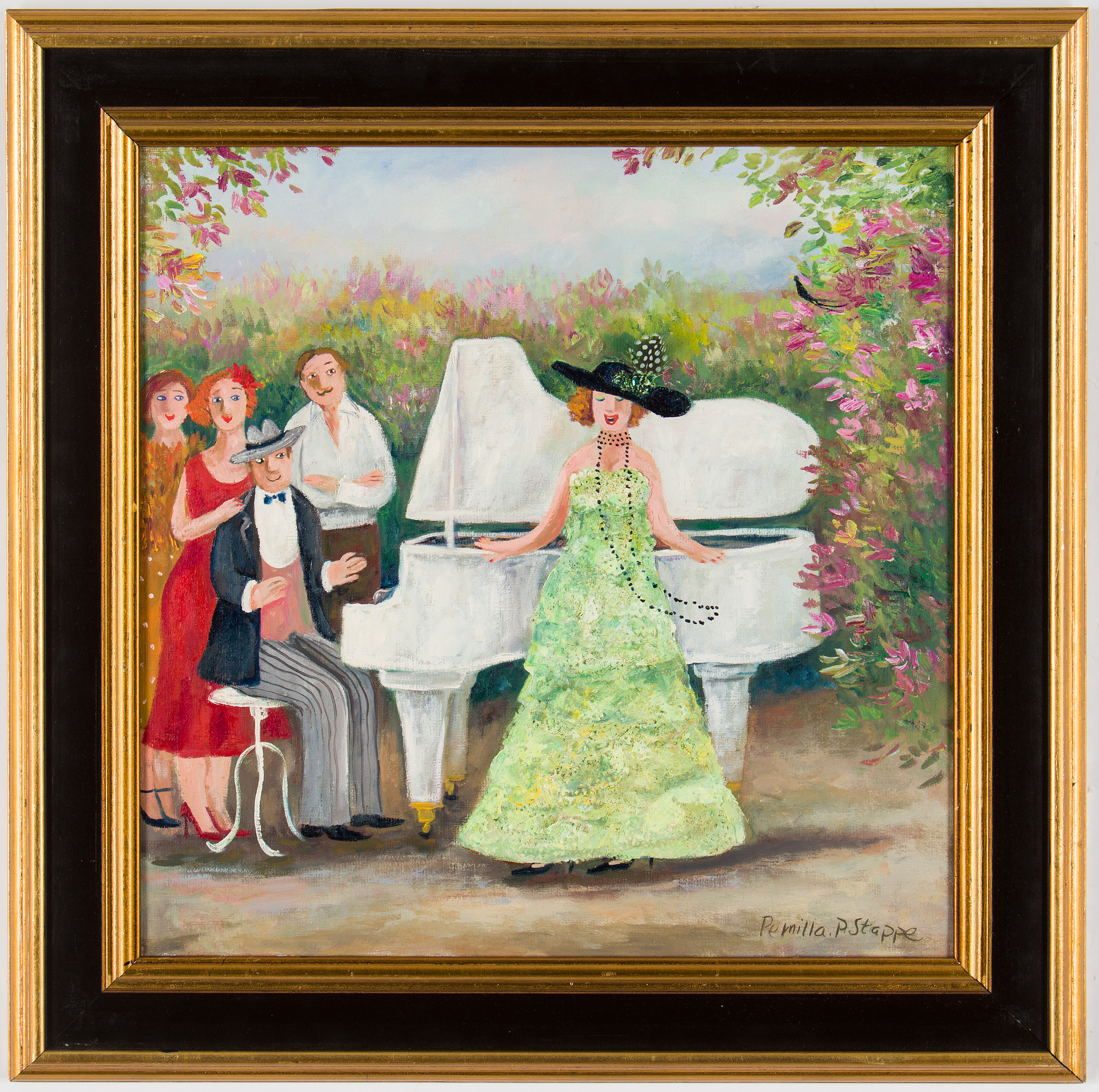 PERNILLA STAPPE, oil on canvas, signed. - Bukowskis