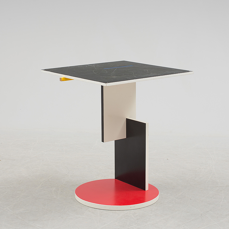 GERRIT RIETVELD, table, Schroeder 1, Cassina. - Bukowskis