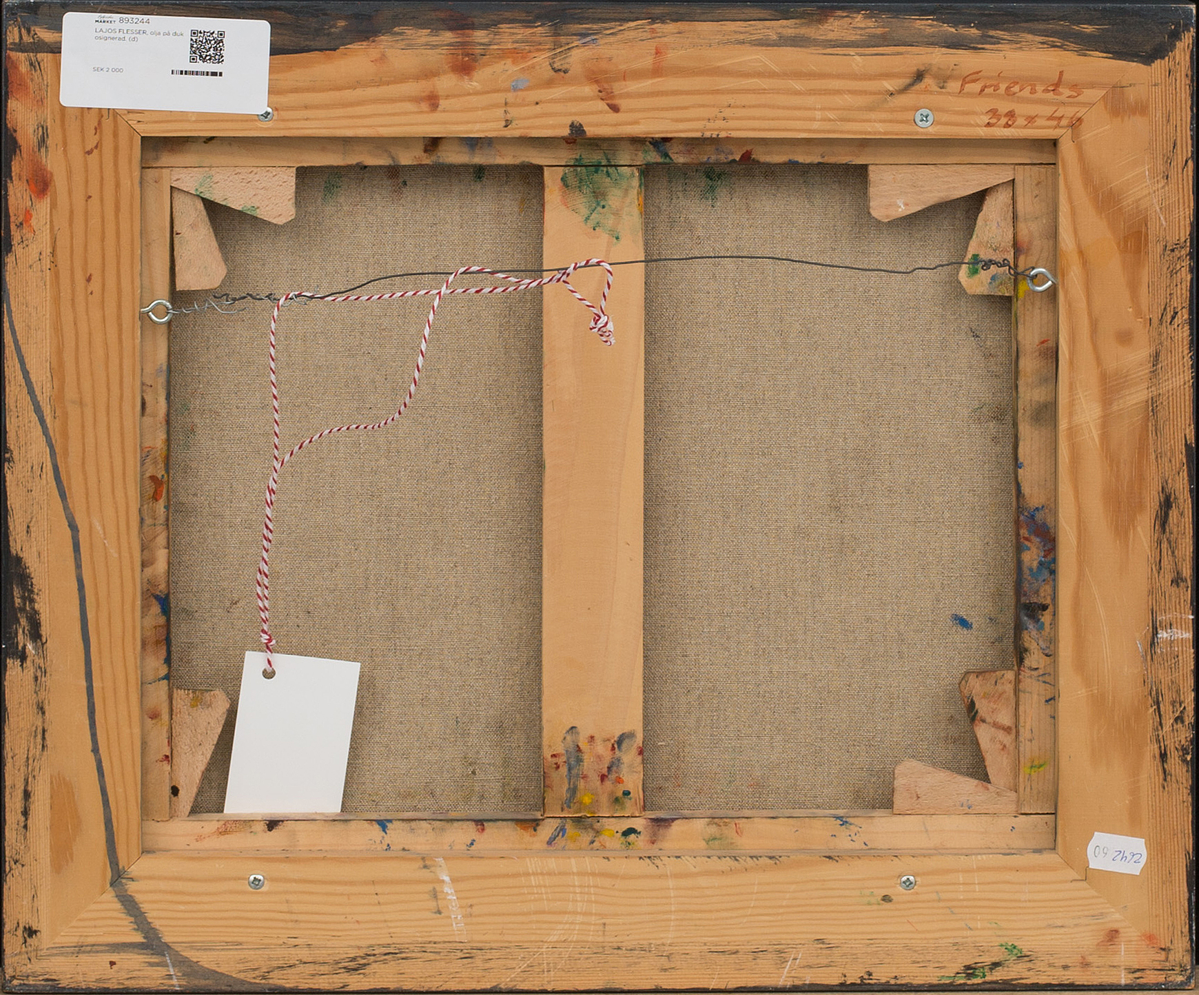 LAJOS FLESSER, oil on canvas. - Bukowskis