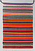 A Finnish raanu wall textile, handwoven in Lapland. Circa 176x115 cm ...