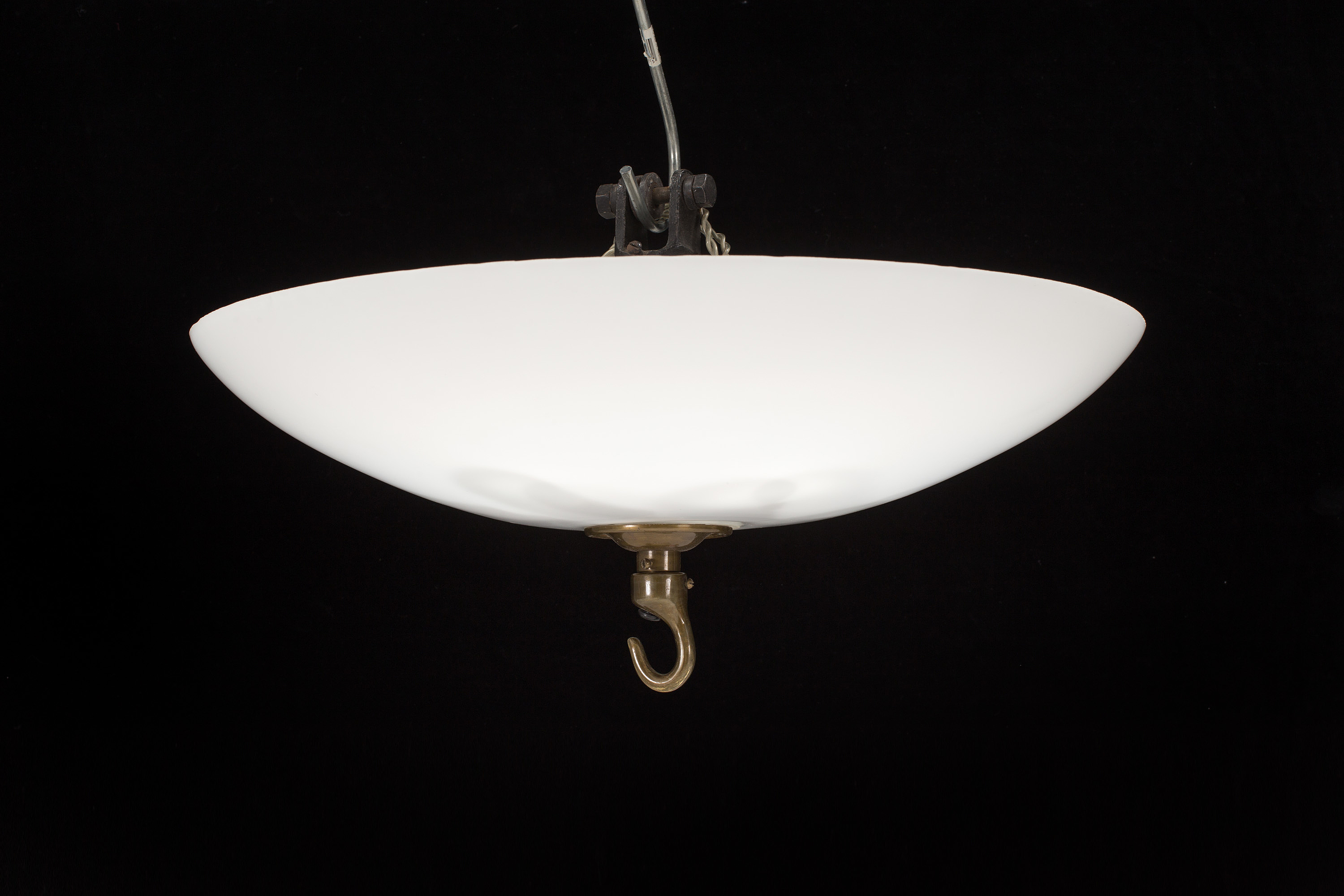 A glass ceiling lamp 1930s. - Bukowskis