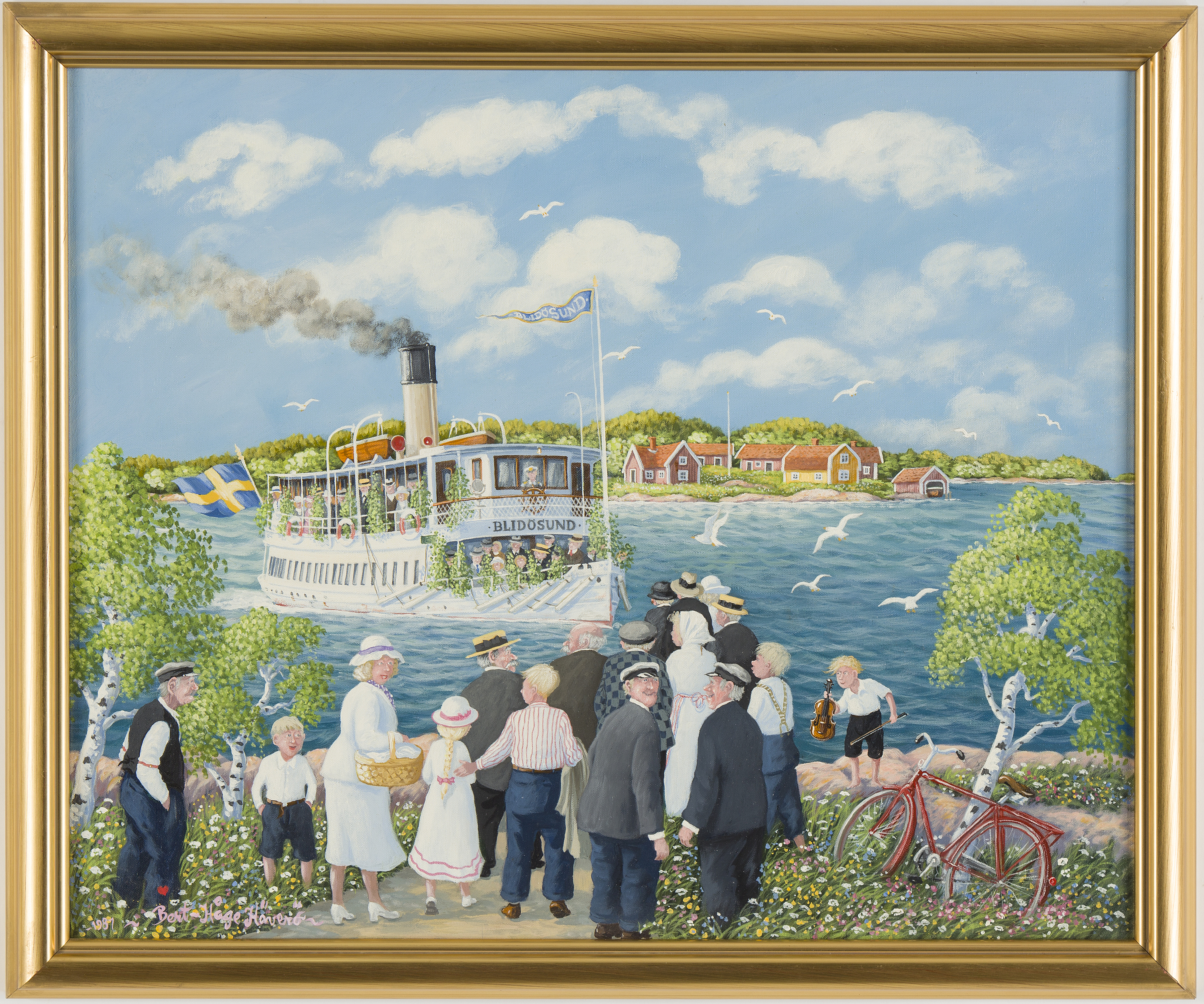 Bert-Håge Häverö An oil on canvas. Signed and dated 1981. - Bukowskis