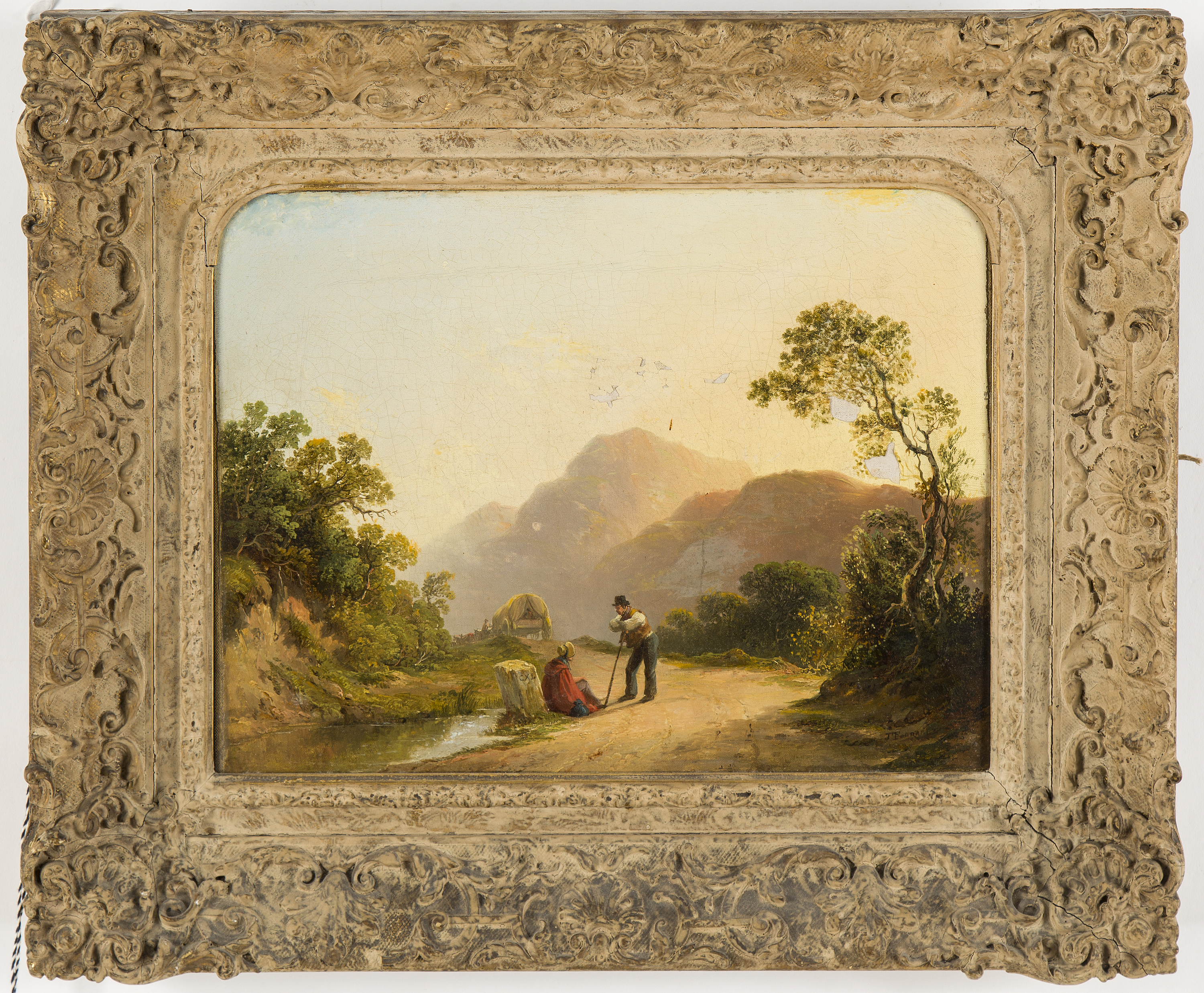 JOHN FREDERICK TENNANT, relined canvas, signed JF Tennant. - Bukowskis