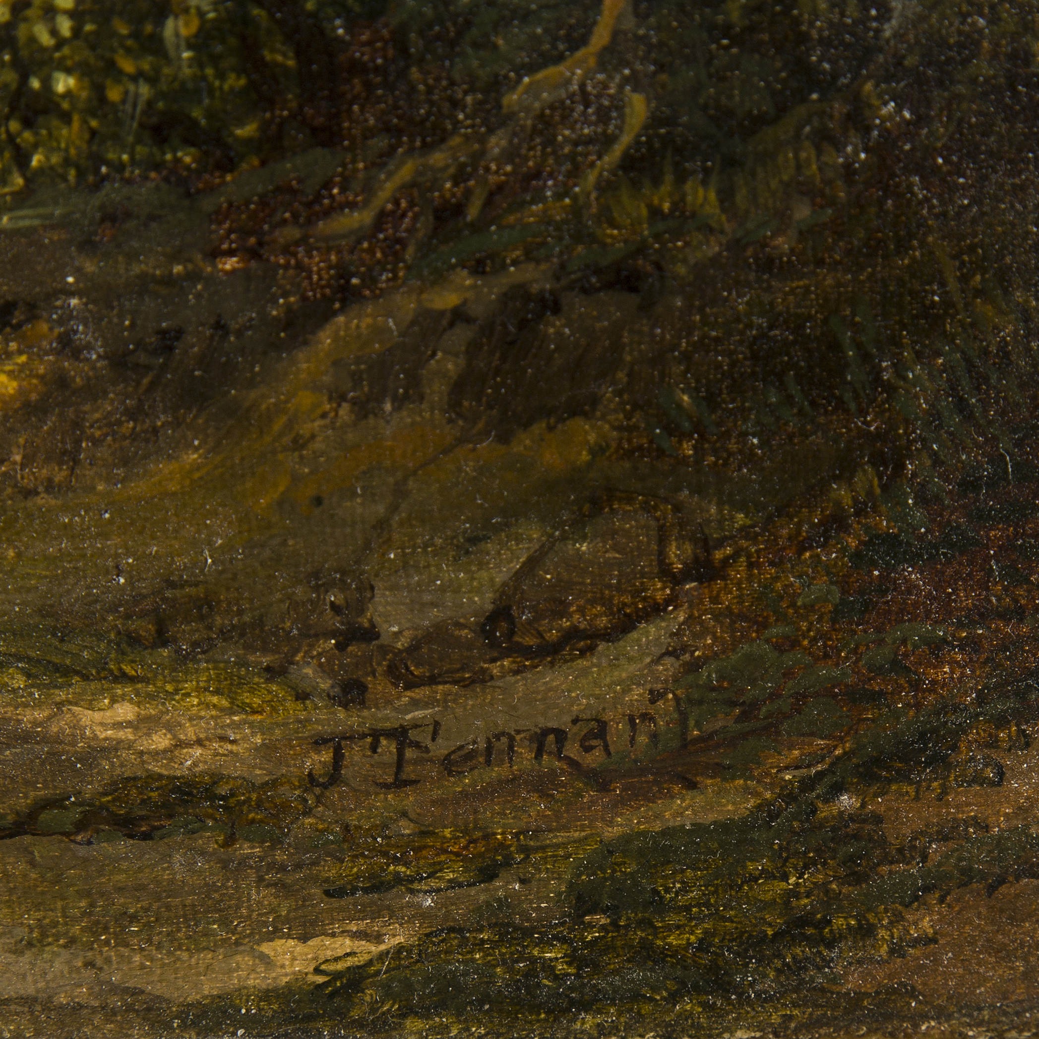 JOHN FREDERICK TENNANT, relined canvas, signed JF Tennant. - Bukowskis