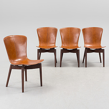 MICHAEL W DREEBEN, stolar 4 st, "Shell Dining Chair", för Mater ...