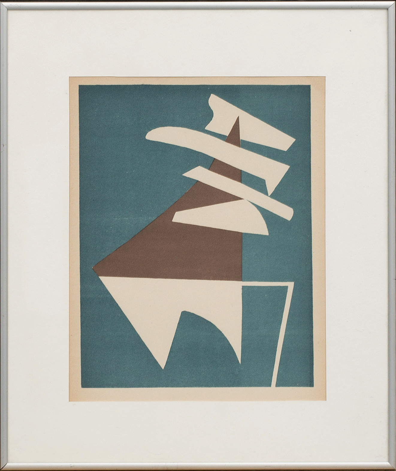ALBERTO MAGNELLI, colour lithographe, unsigned, from XX:e siècle no 2 ...