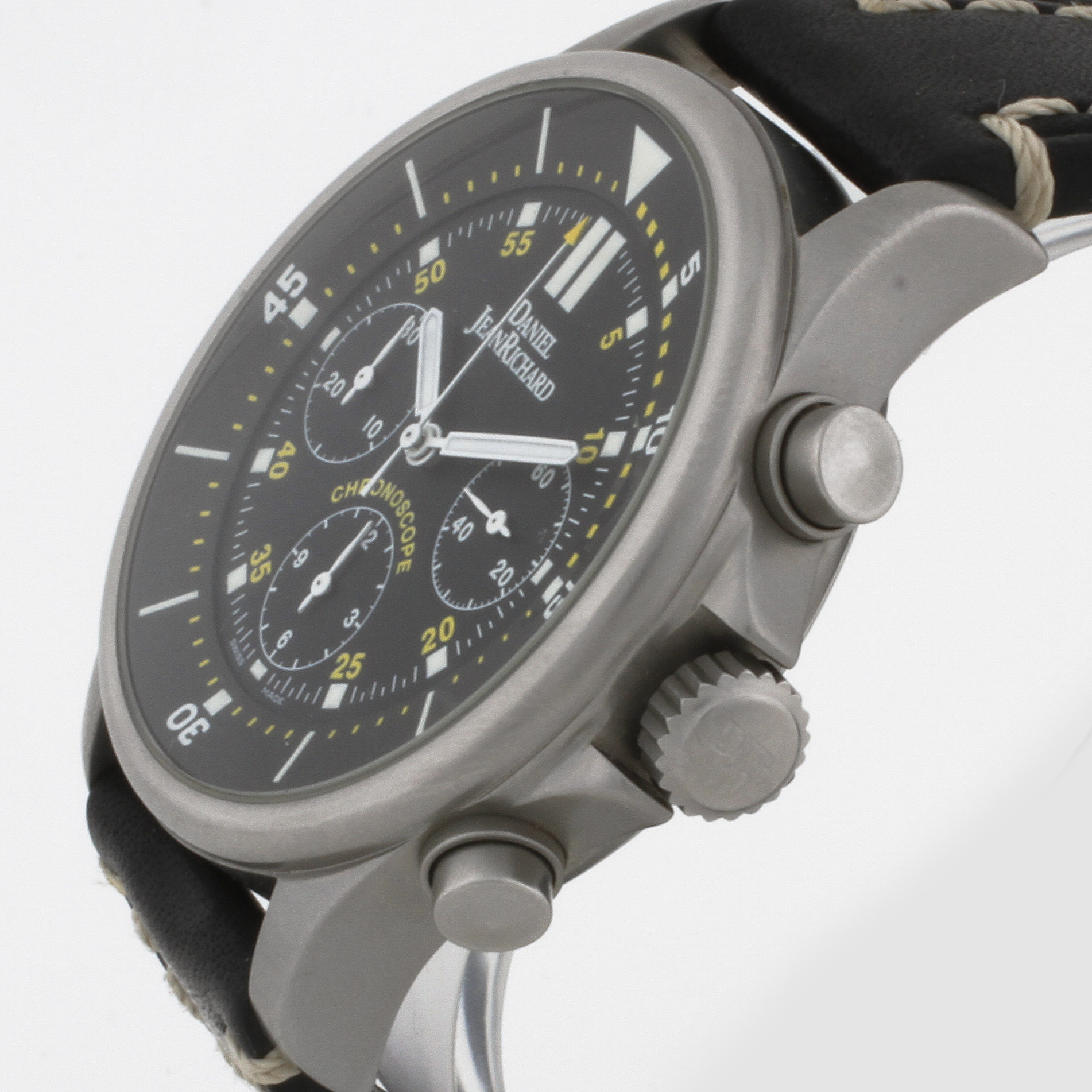 DANIEL JEANRICHARD, Chronoscope, armbandsur, 43 mm, kronograf. - Bukowskis