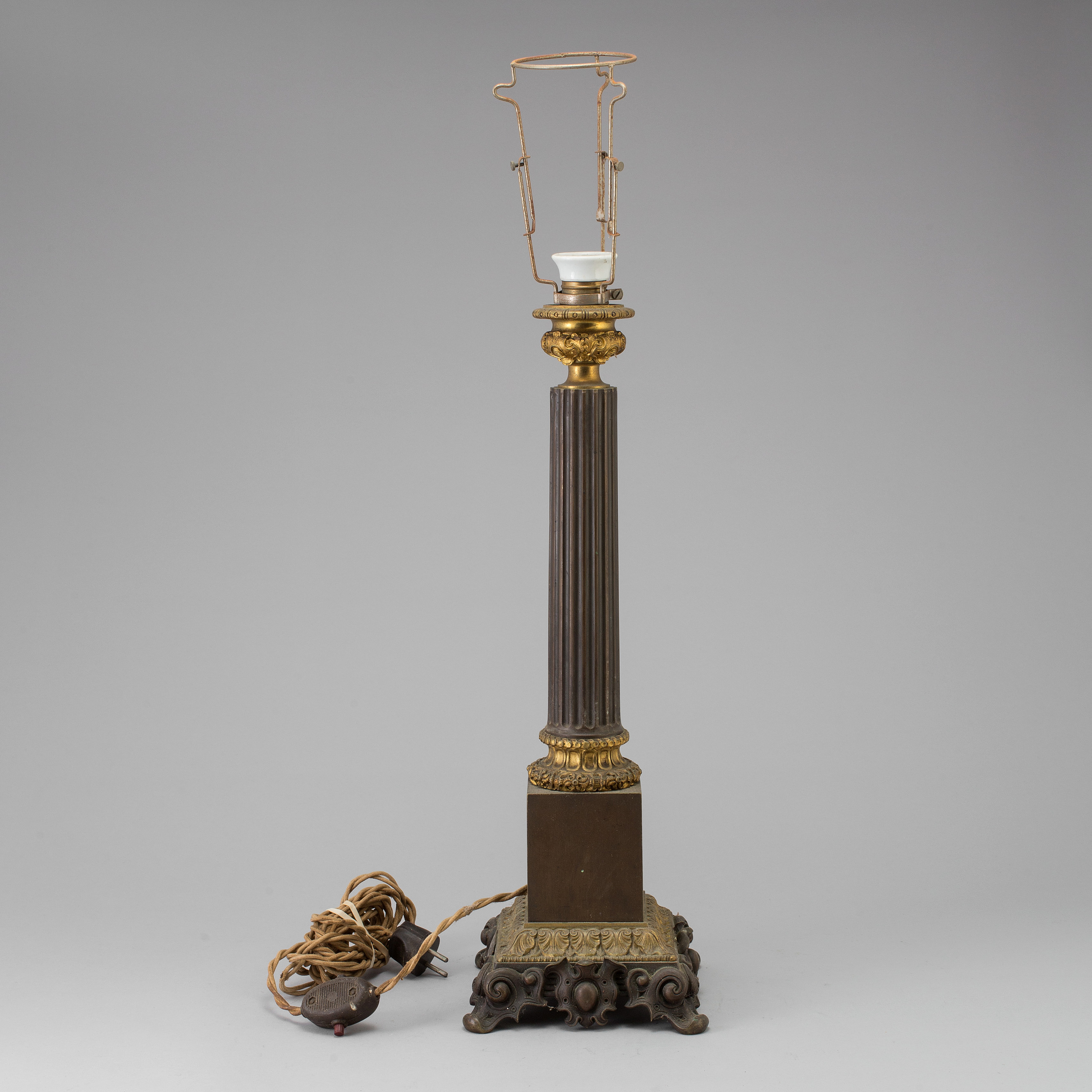 A table lamp, circa 1900. - Bukowskis