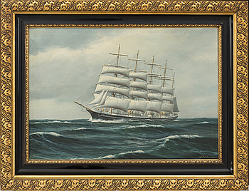 PEDER CHRISTIAN PEDERSEN, oil on canvas, signed. - Bukowskis