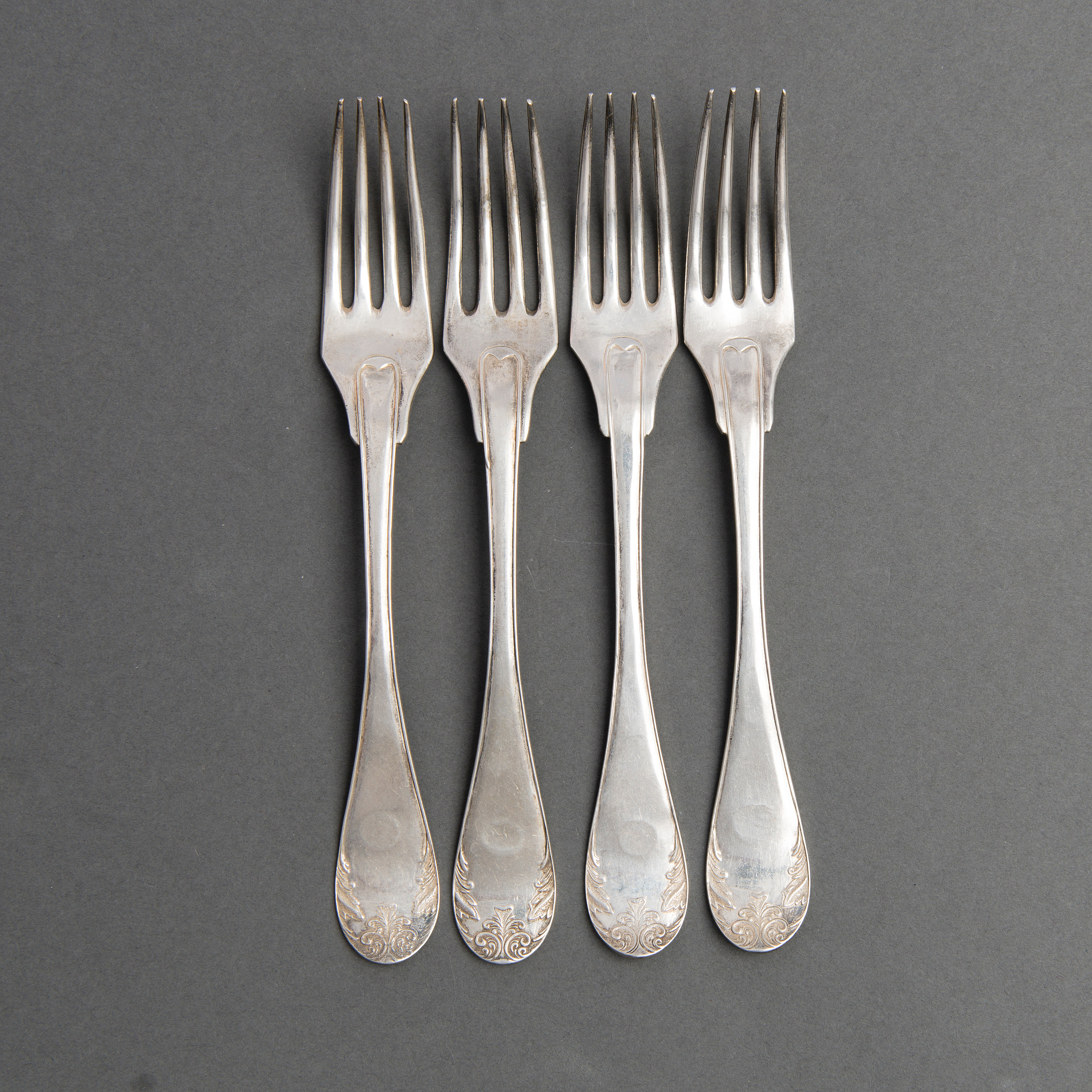 A SET OF 24 AND 12 SWEDISH SILVER FORKS, different makers marks ...