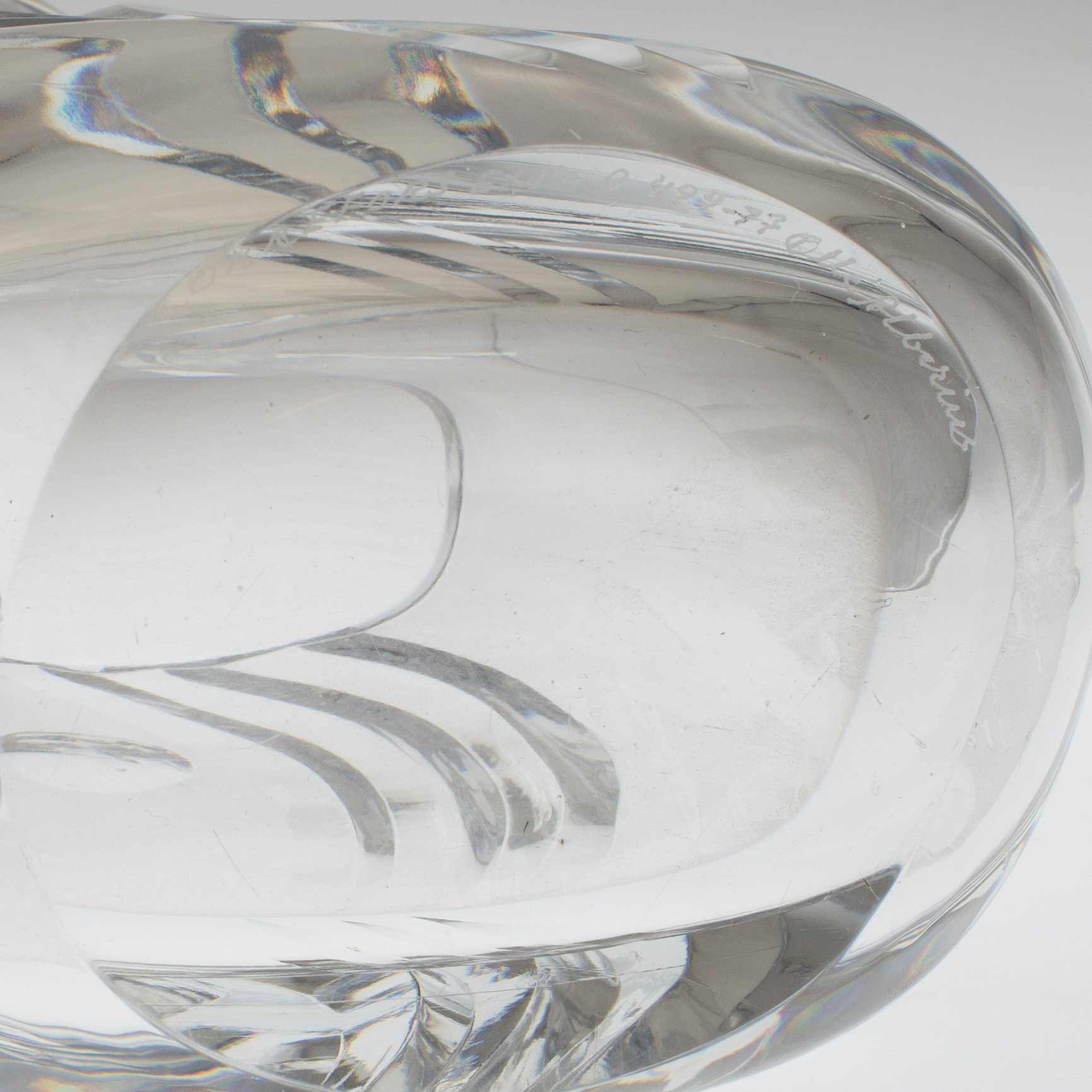 OLLE ALBERIUS, vas, glas, Orrefors, EXPO, 494-77. - Bukowskis