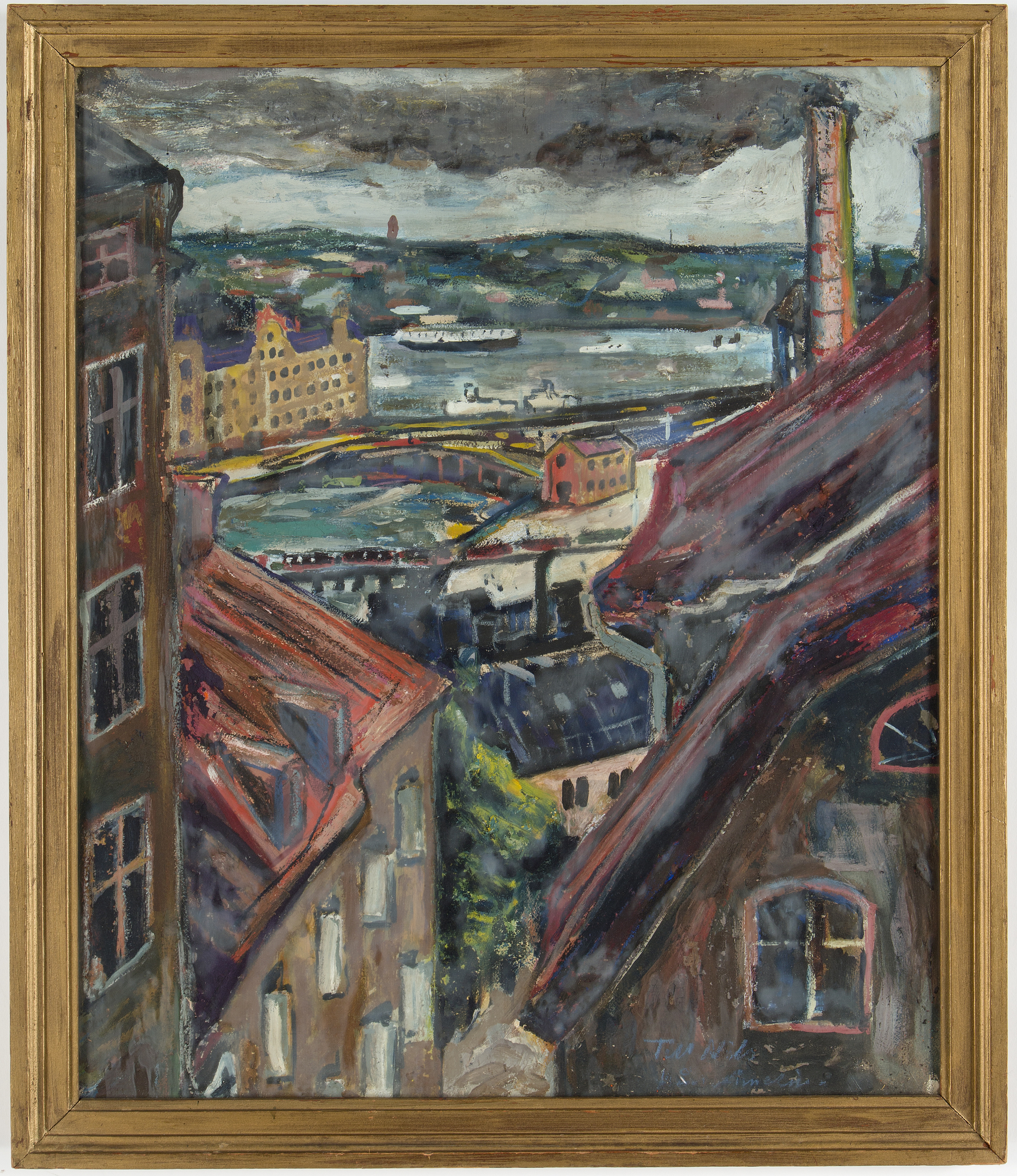 ALBIN AMELIN, a gouache, signed. - Bukowskis