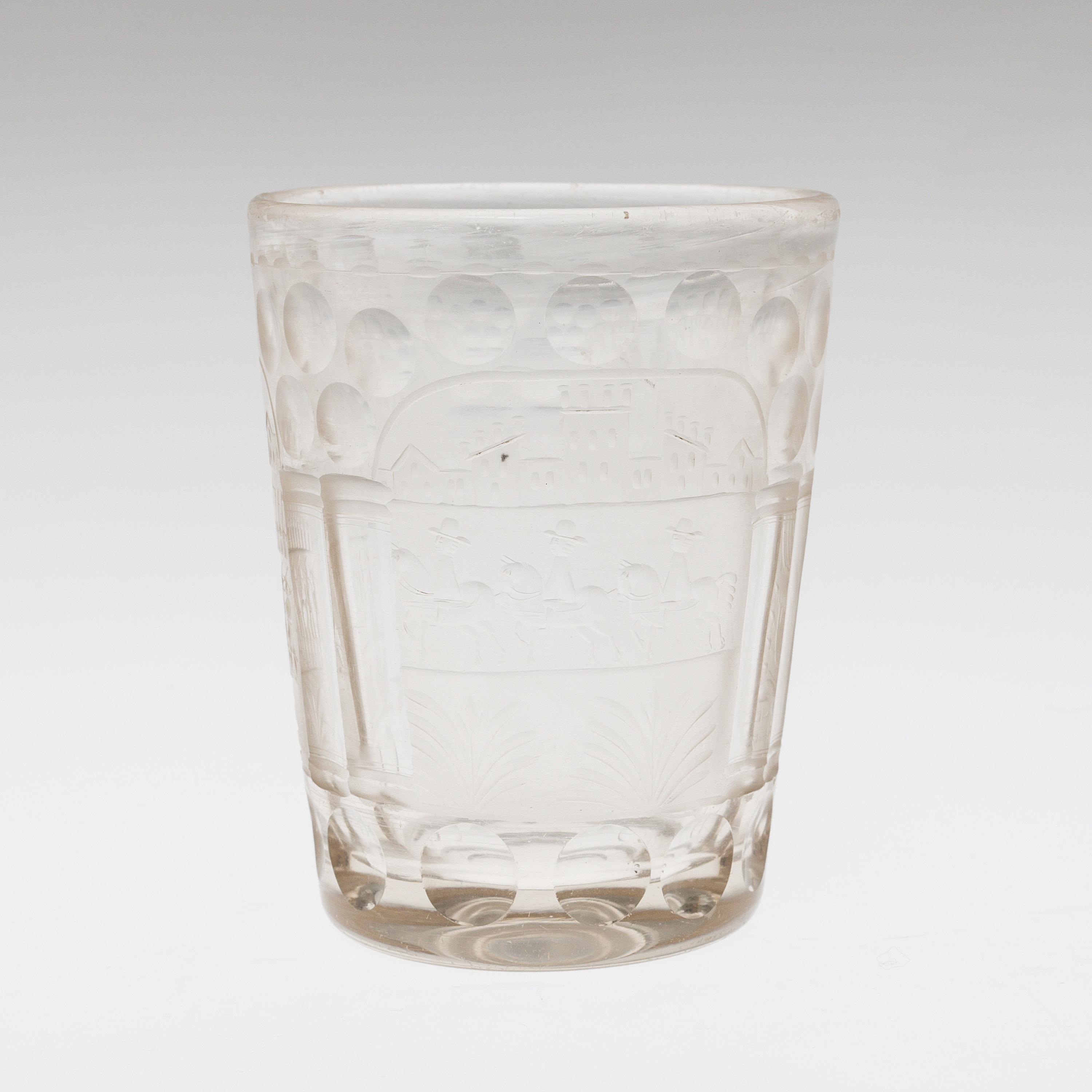 A baroque glass goblet, probably Potsdam, Germany, first half of the ...