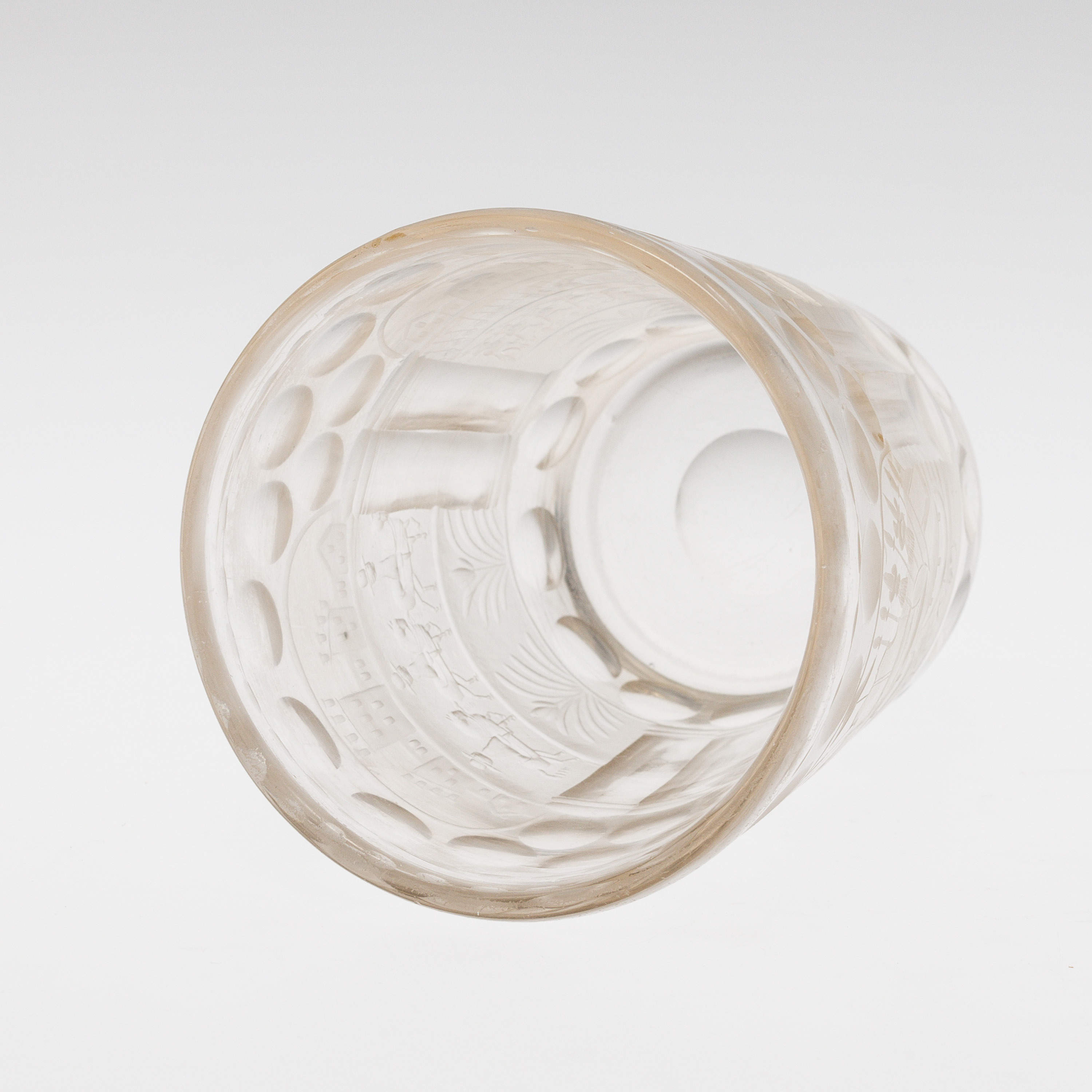 A baroque glass goblet, probably Potsdam, Germany, first half of the ...