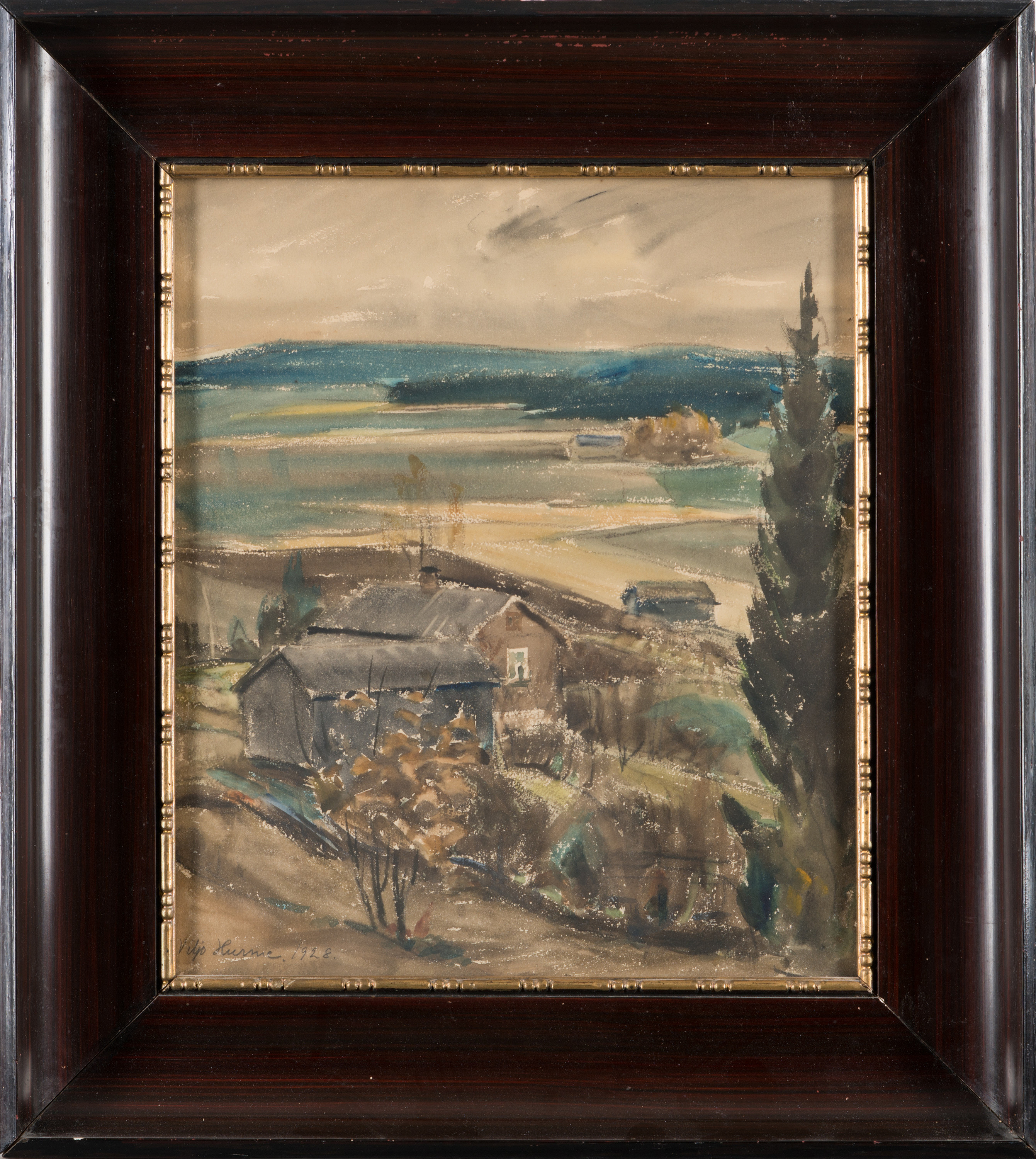 VILJO HURME, akvarell, signerad och daterad 1928. - Bukowskis