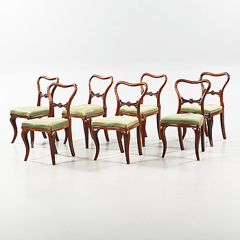 Seven chairs from the 19th century. - Bukowskis