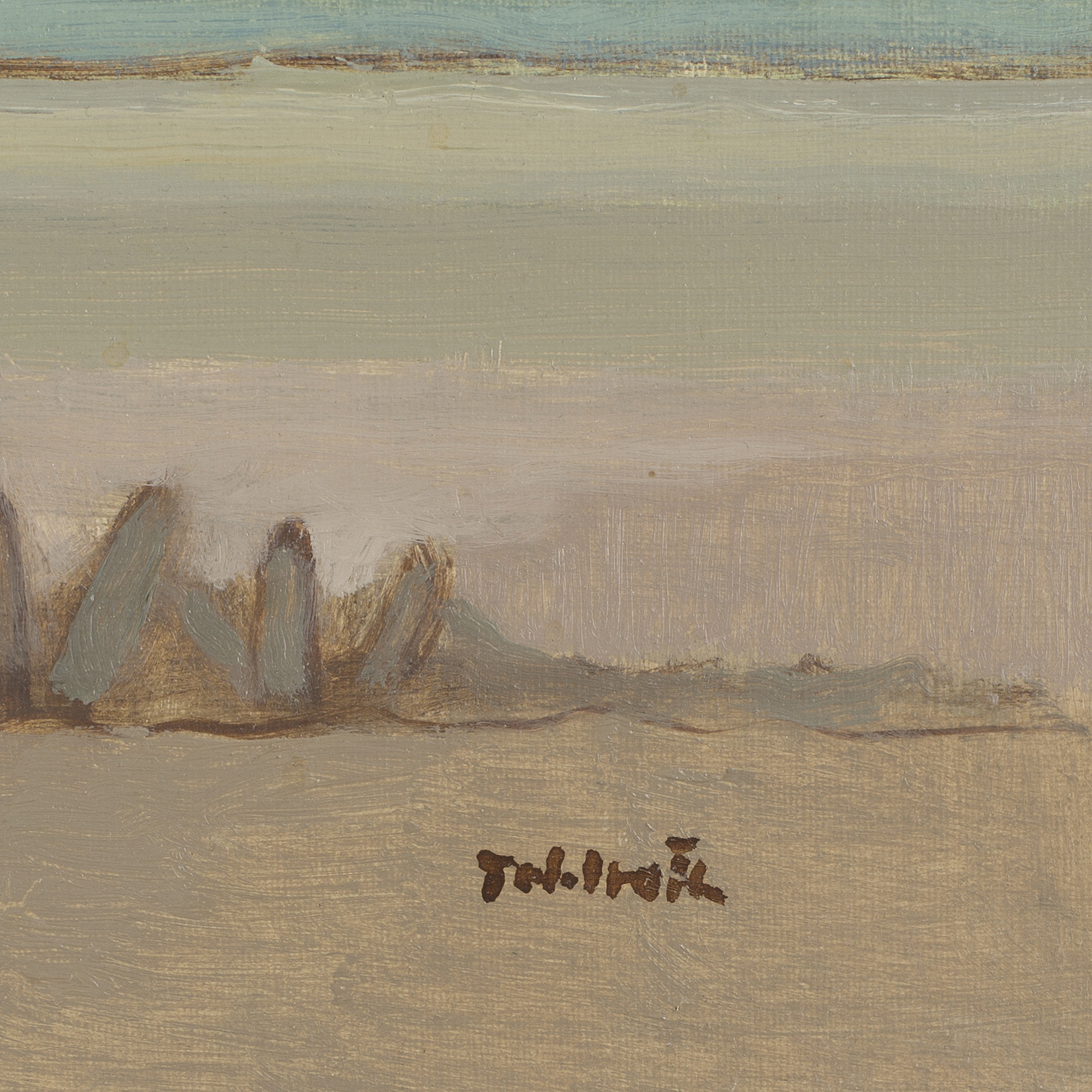 HERMAN TALVIK, oil on canvas, signed. - Bukowskis