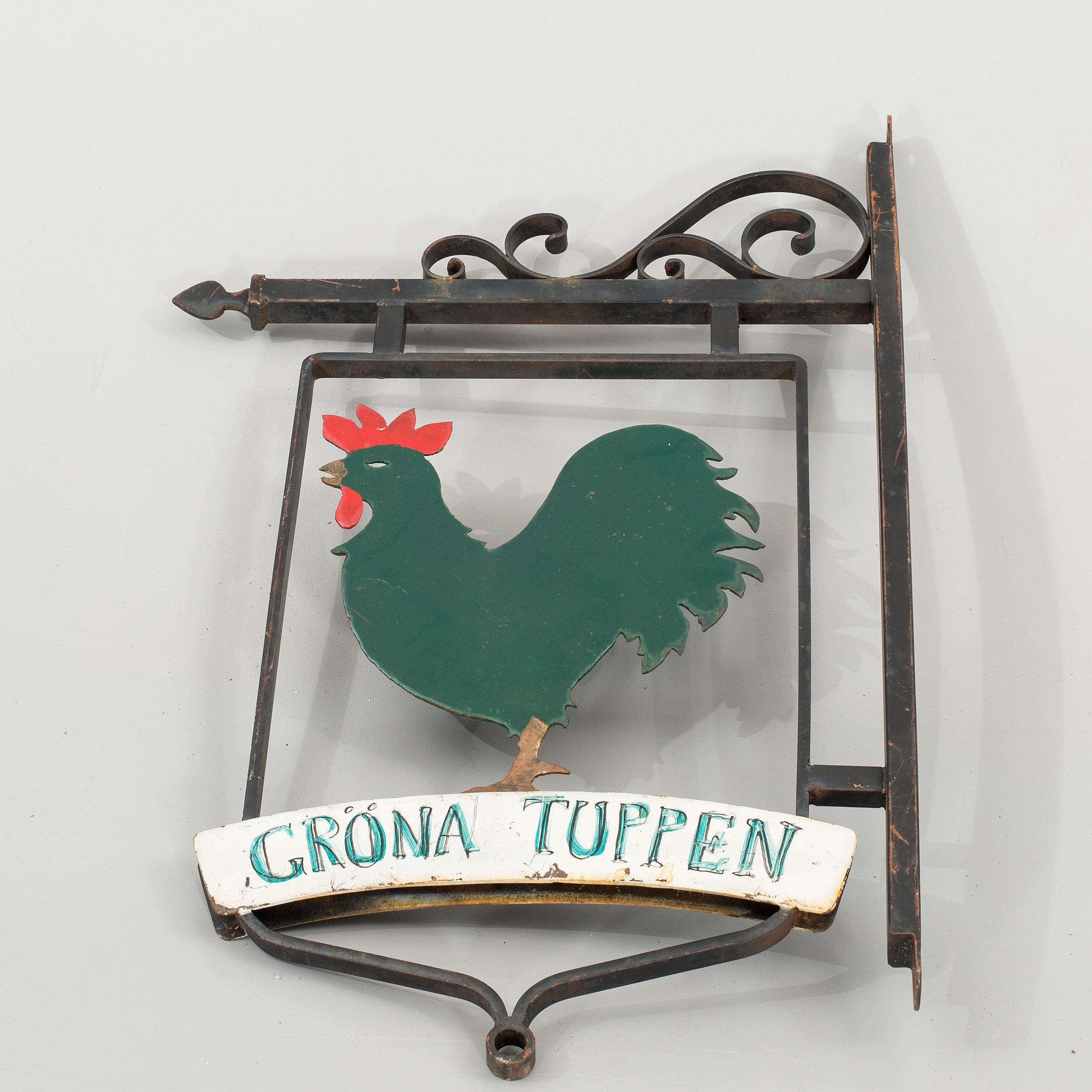 SKYLT, "Gröna Tuppen", 1900-tal. - Bukowskis