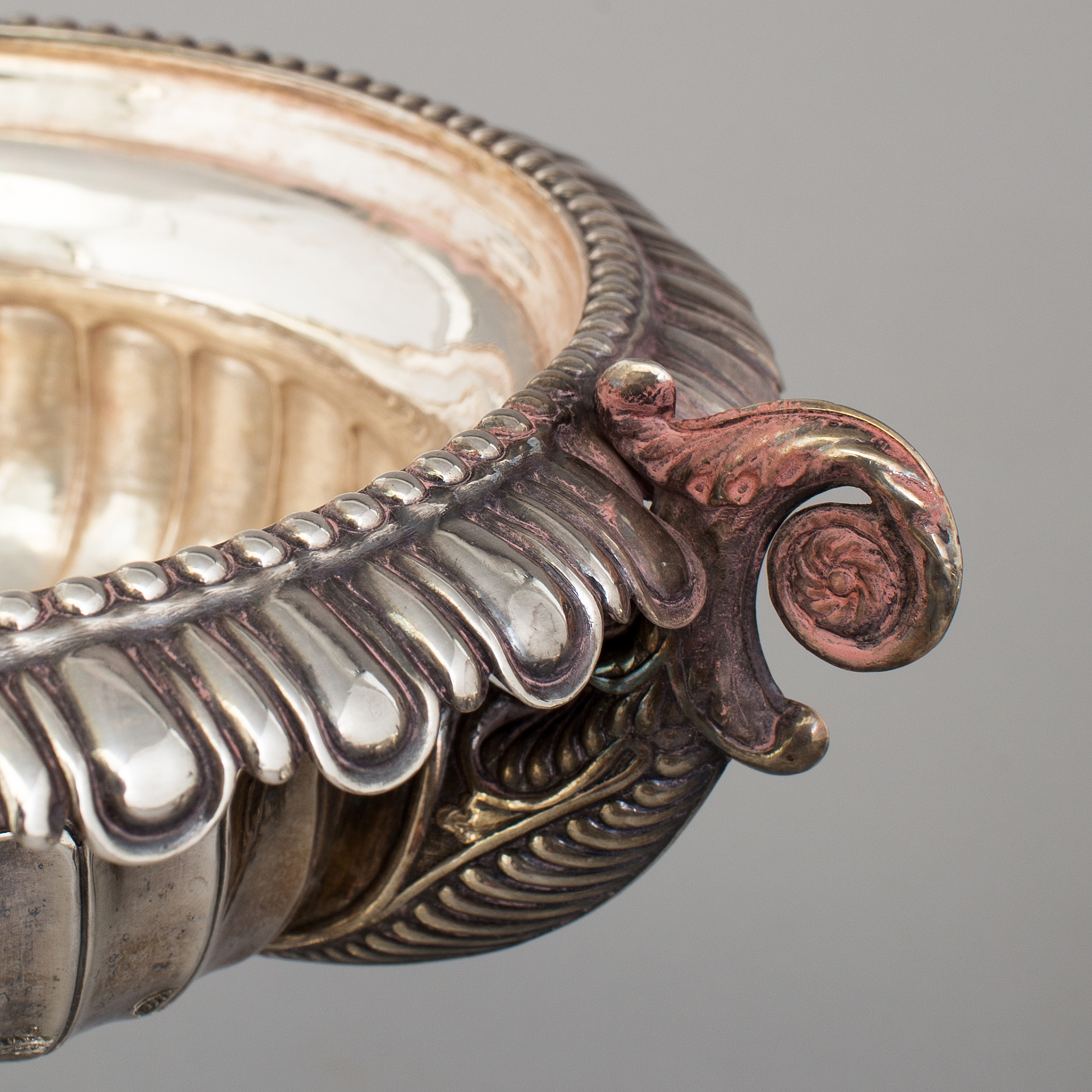 GUSTAF FOLCKER, sockerskålar, ett par, silver, senempire, Stockholm ...