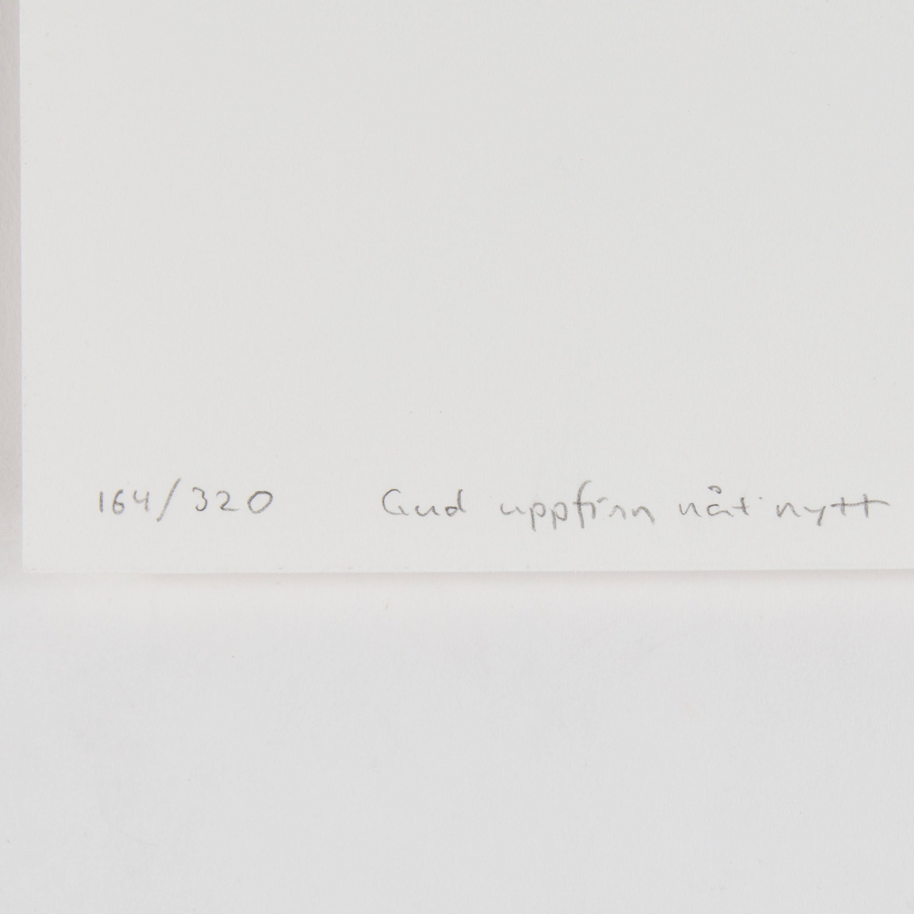 JACOB DAHLGREN, silc screen, signed and numbered, 164/320. -98. - Bukowskis