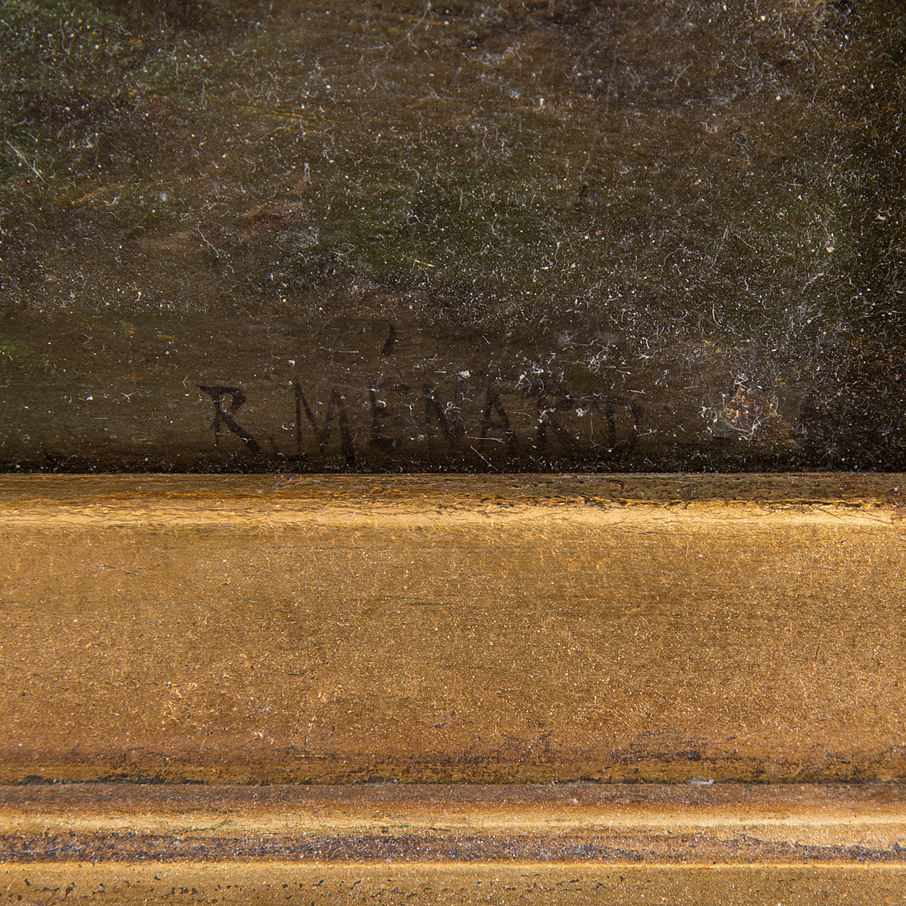 RENÉ JOSEPH MÉNARD, oil on canvas, signed. - Bukowskis