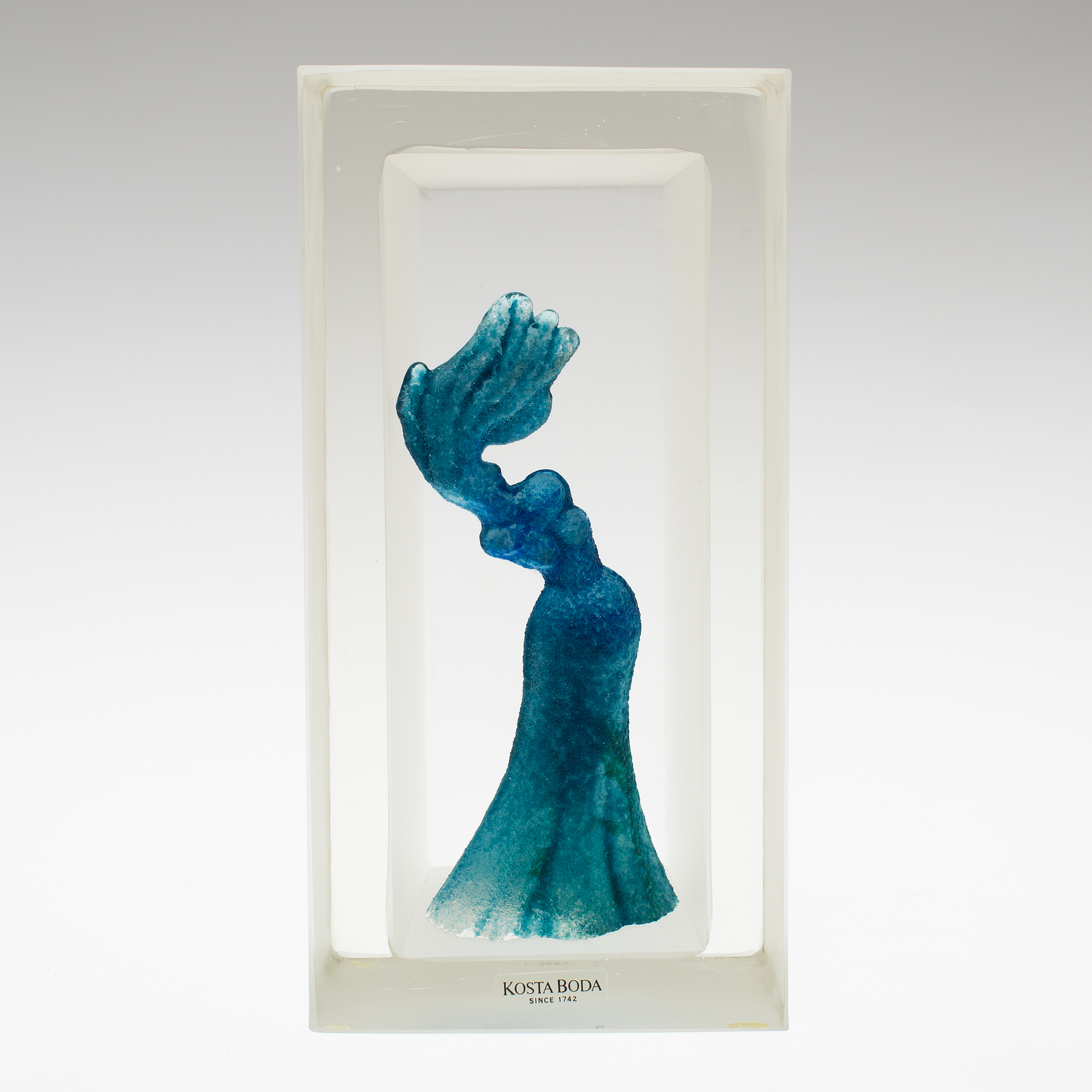 KJELL ENGMAN, a glas sculpture, signed. - Bukowskis