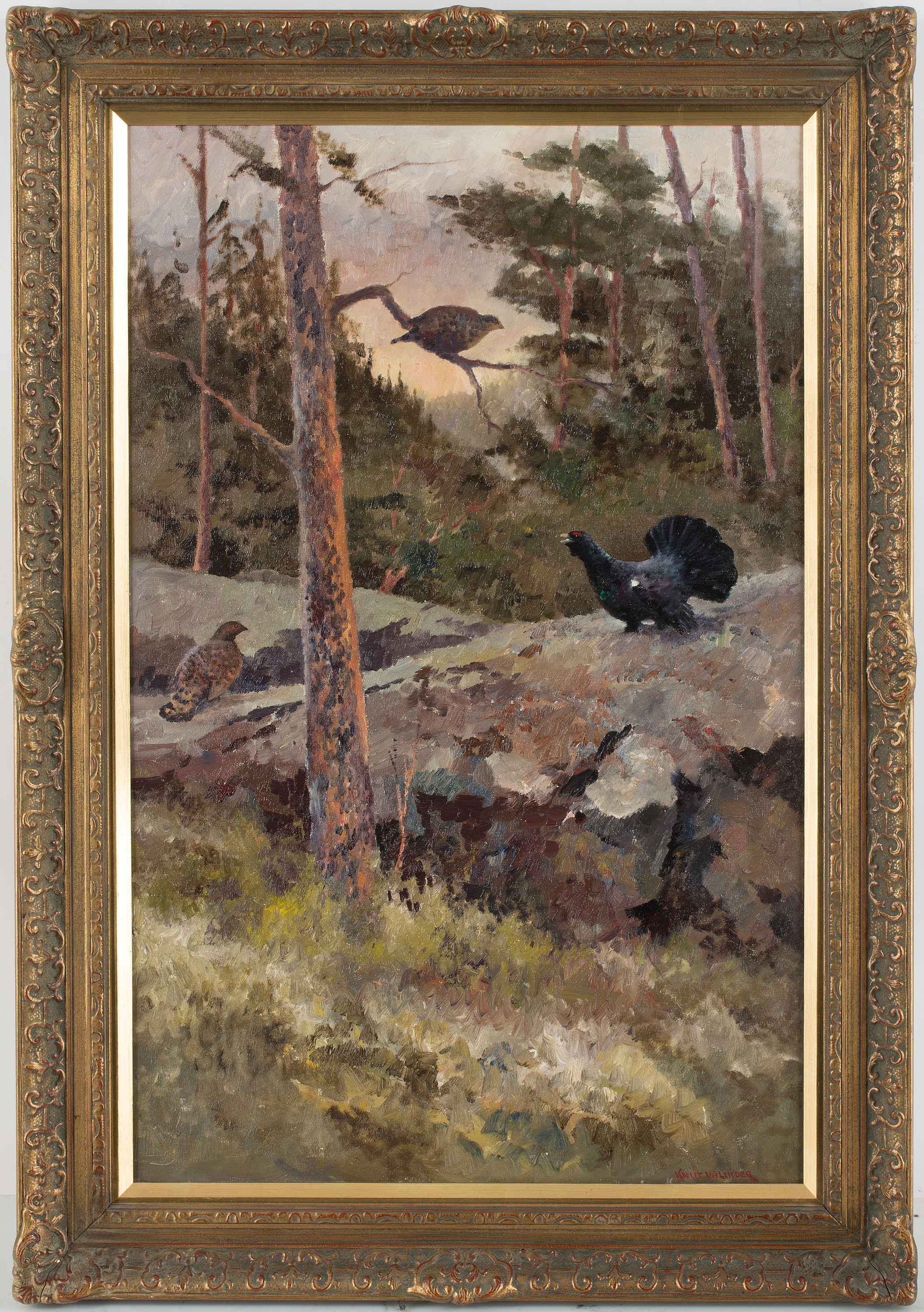 KNUT VALINDER, oil on canvas, signed. - Bukowskis