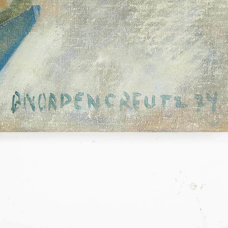 BRITA NORDENCREUTZ, oil on canvas, signed and dated 74. - Bukowskis