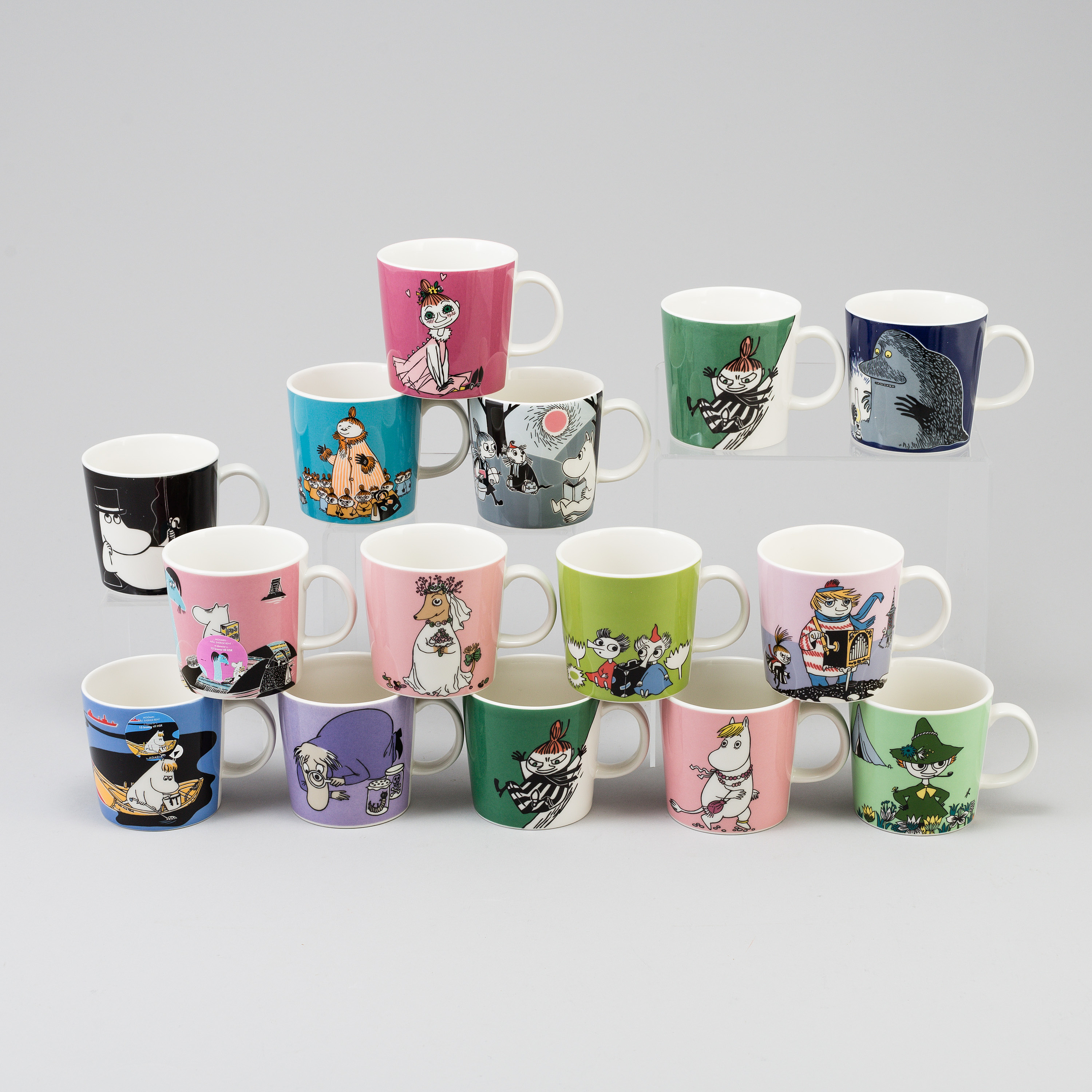 MUMIN MUGGAR, 15 ST. Moomin-Characters, Arabia, Finland. - Bukowskis