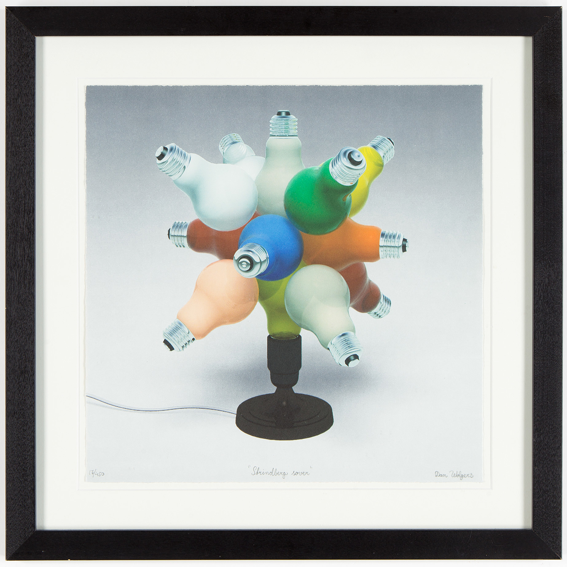 DAN WOLGERS, Lithograf in colour, signed och numbred 17/450. - Bukowskis