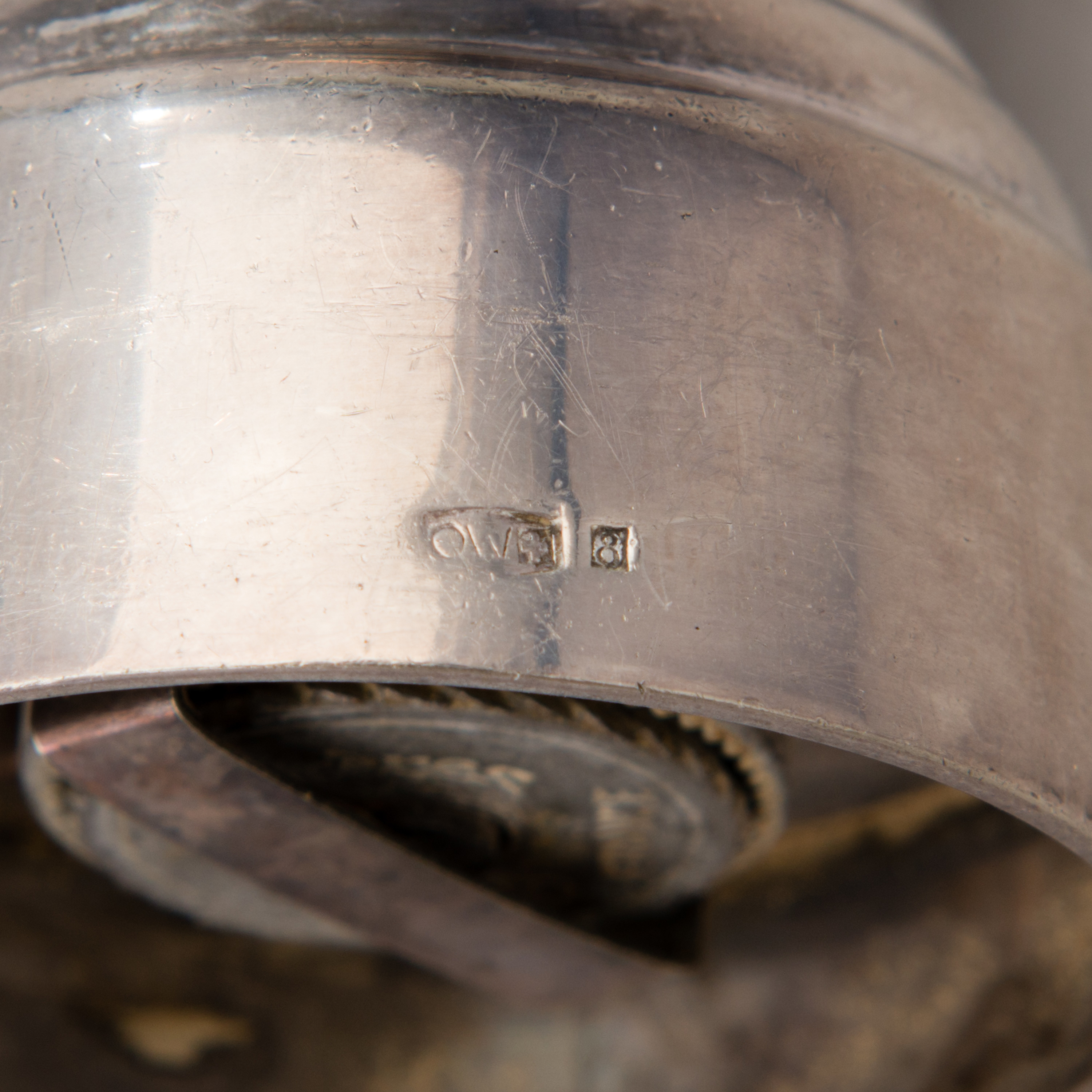 Three Peugeot pepper mills, silver and silver plate, France, latter ...