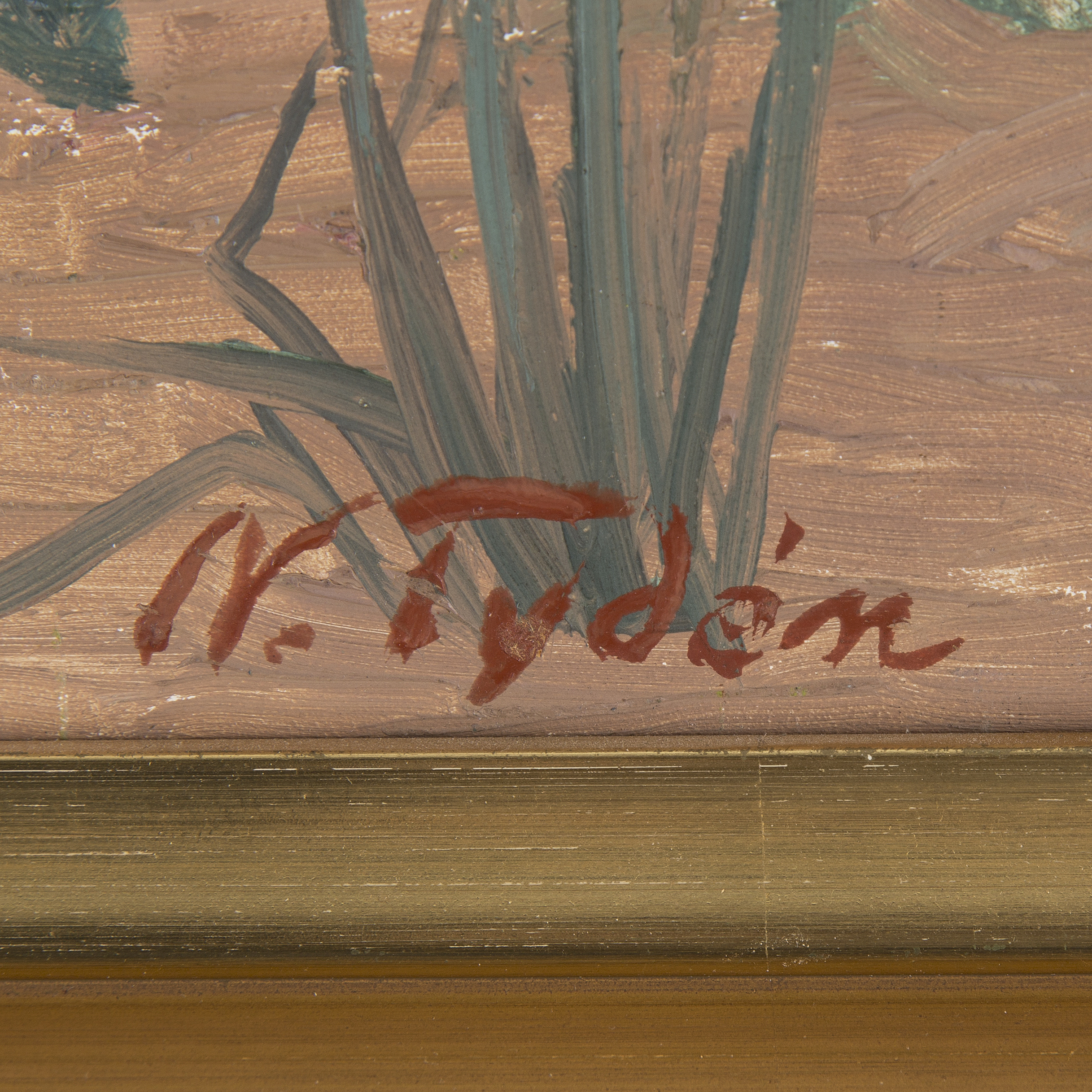 NILS TYDÉN, oil on panel, signed. - Bukowskis